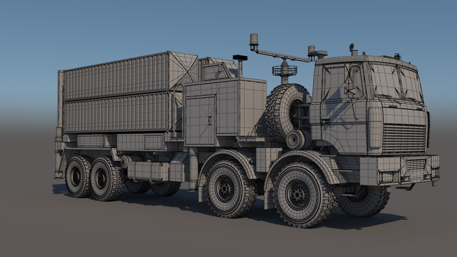 Missile volat mzkt-7401 chassis 3D - TurboSquid 1646362