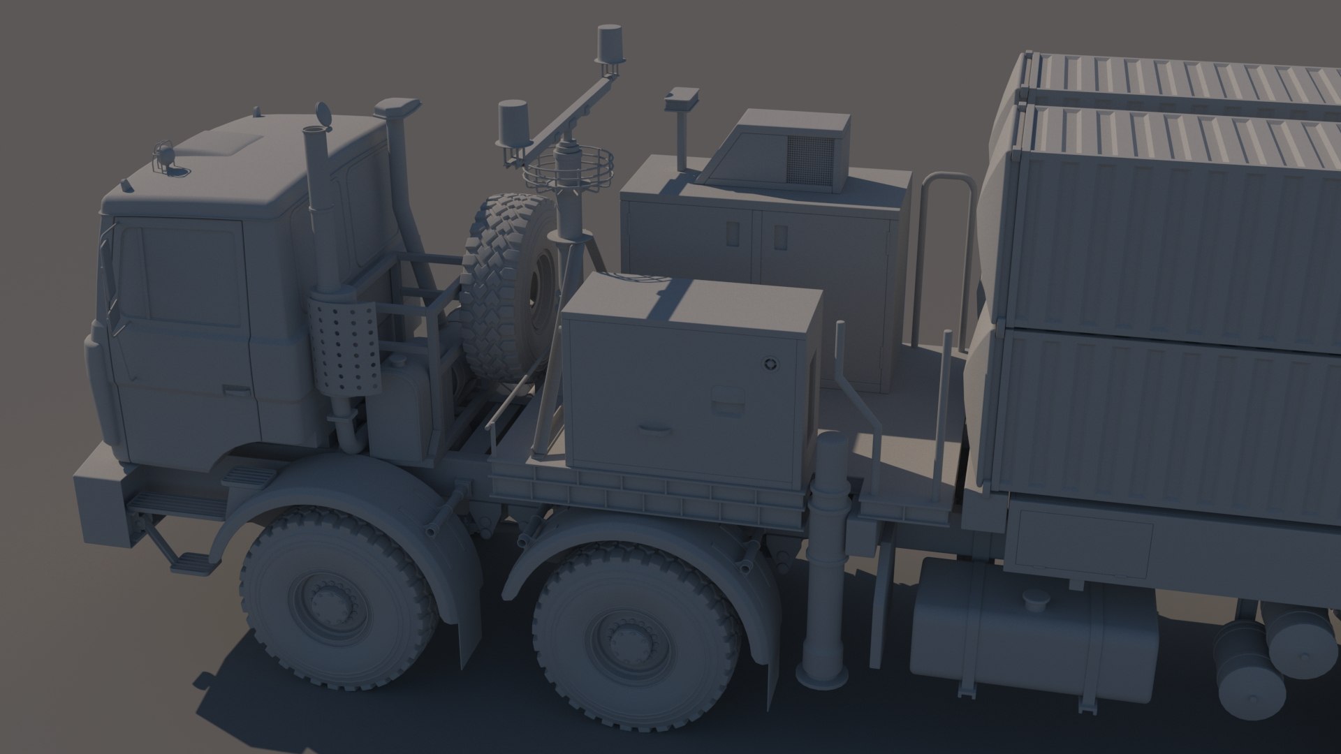 Missile volat mzkt-7401 chassis 3D - TurboSquid 1646362