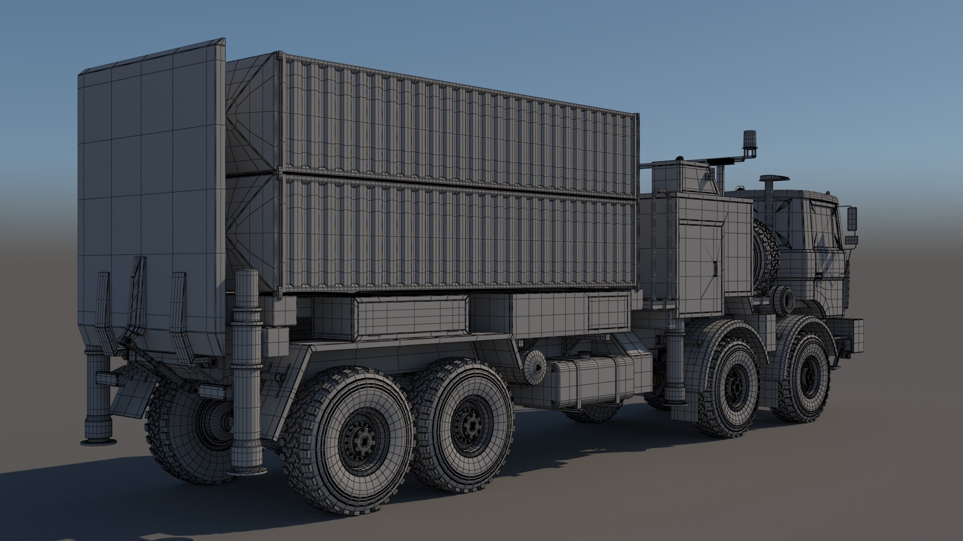 Missile volat mzkt-7401 chassis 3D - TurboSquid 1646362