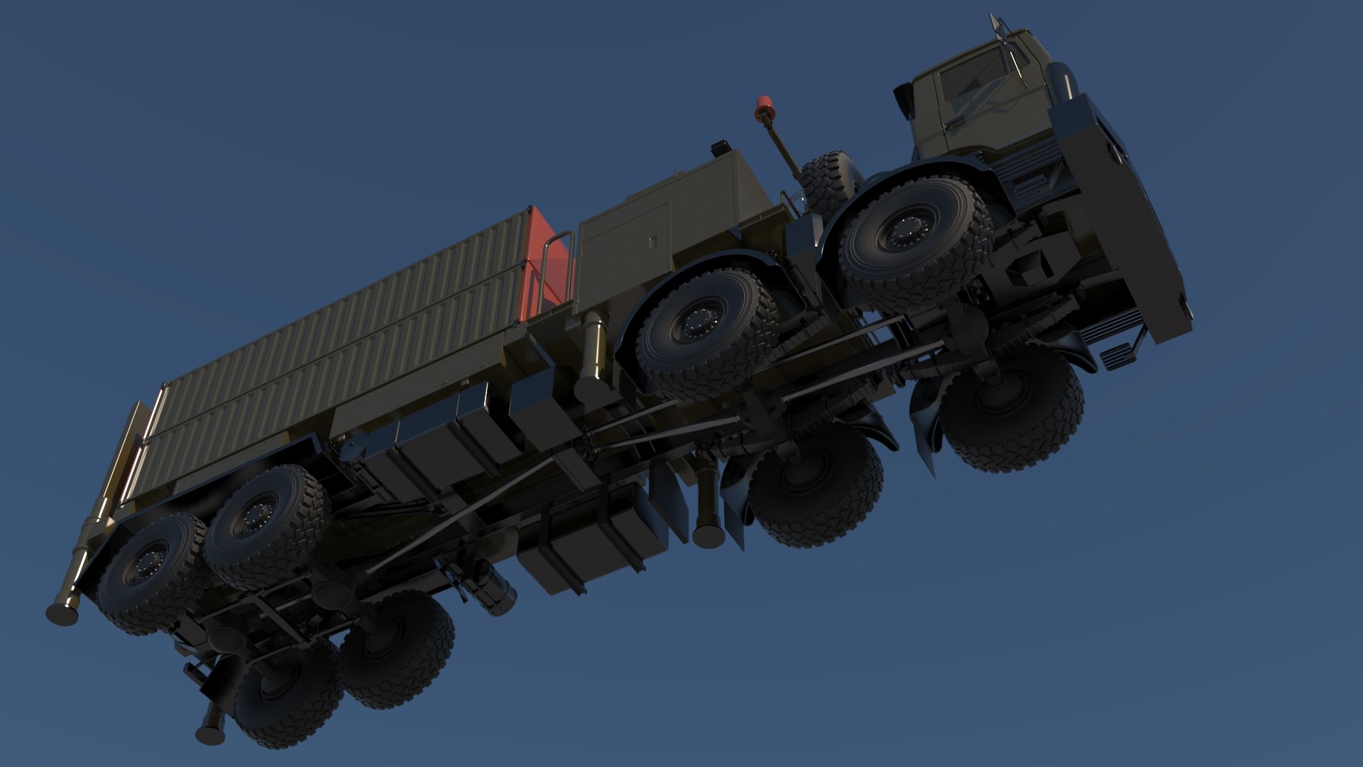 Missile volat mzkt-7401 chassis 3D - TurboSquid 1646362