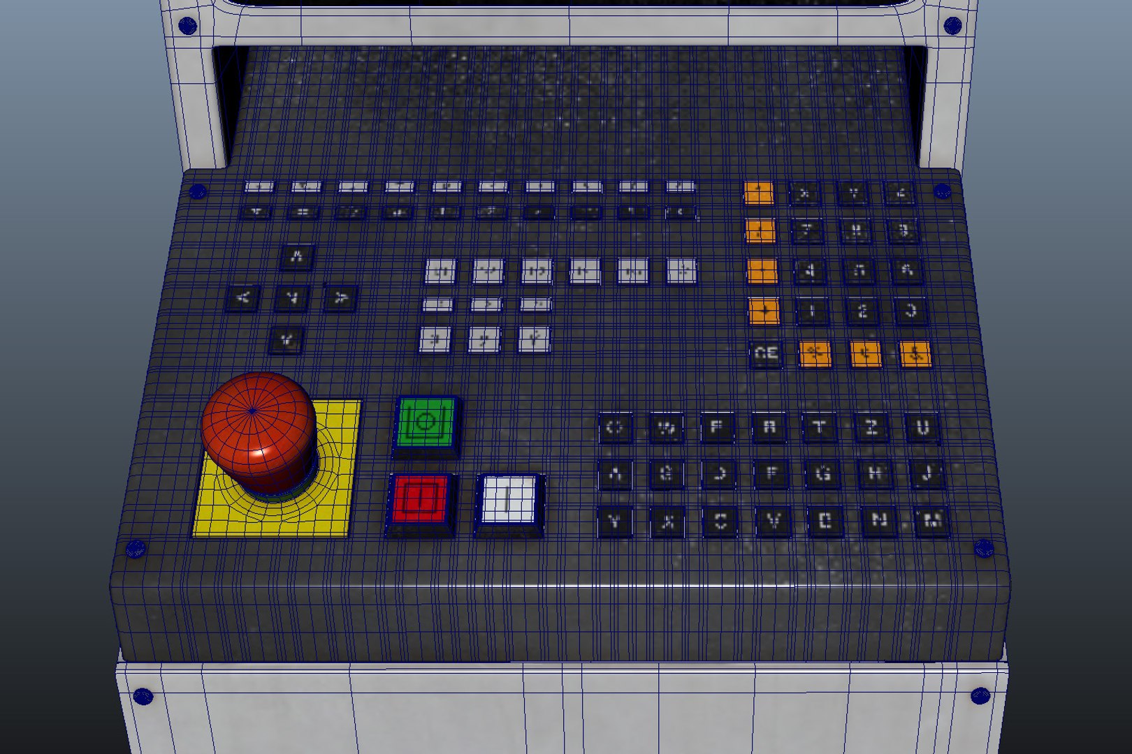 Photorealistic Control Computer 3d Obj