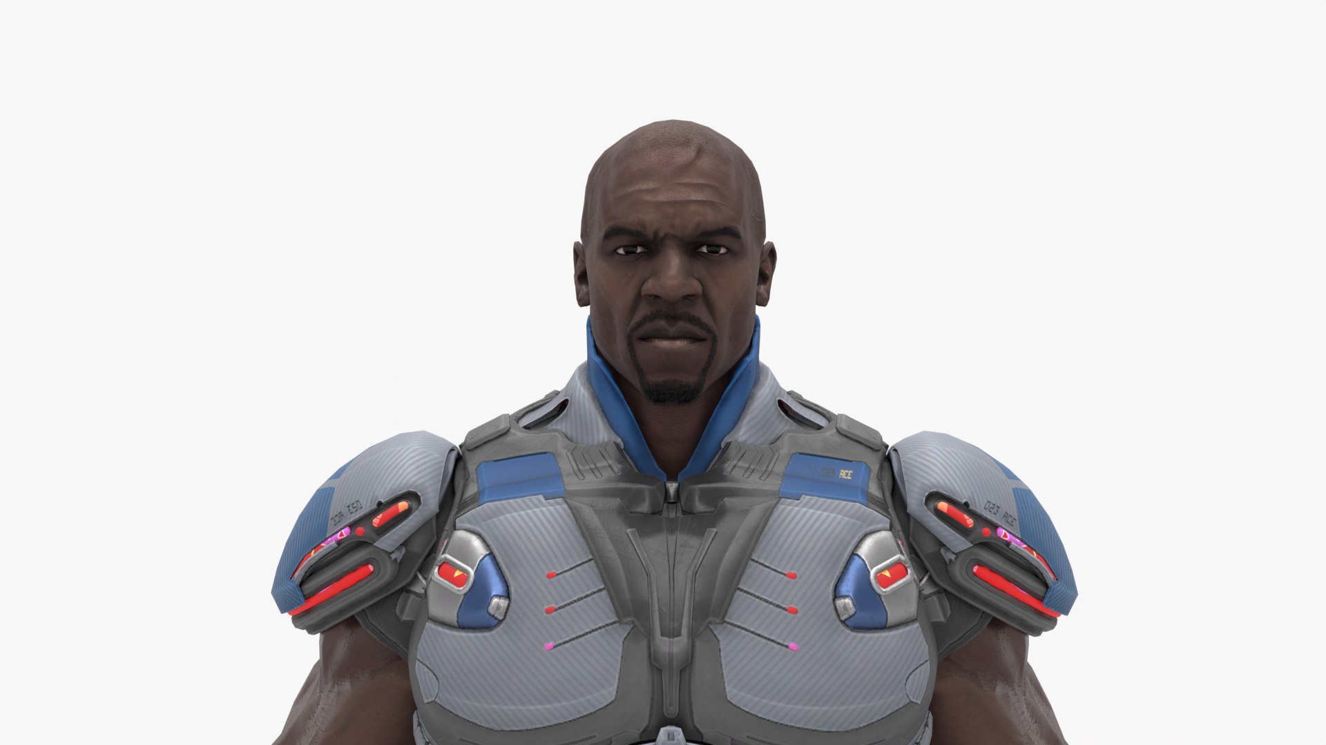 Agent Terry Crews Model - TurboSquid 2414421
