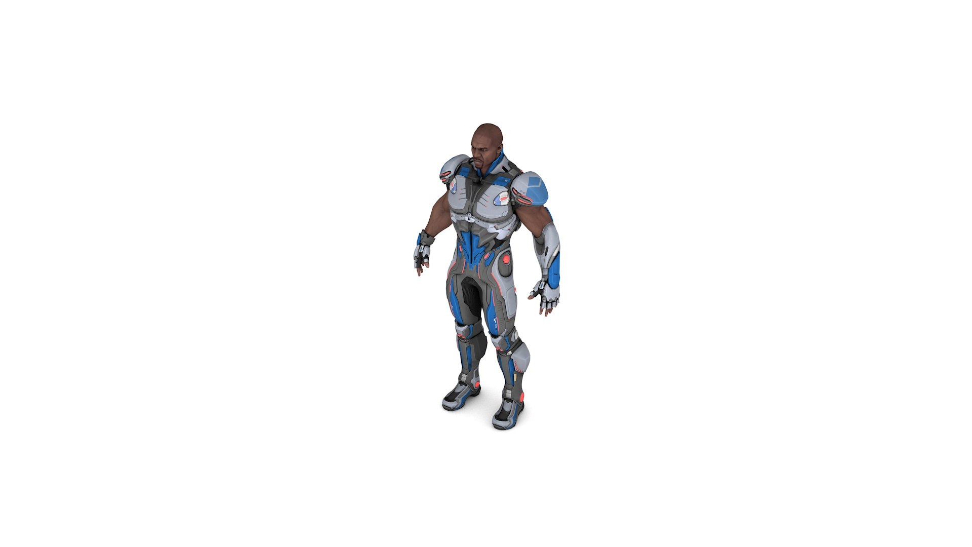 Agent Terry Crews Model - TurboSquid 2414421