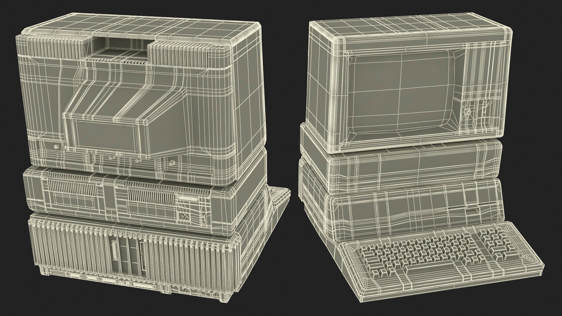 Vintage Apple III Computer 3D Model - TurboSquid 2209132