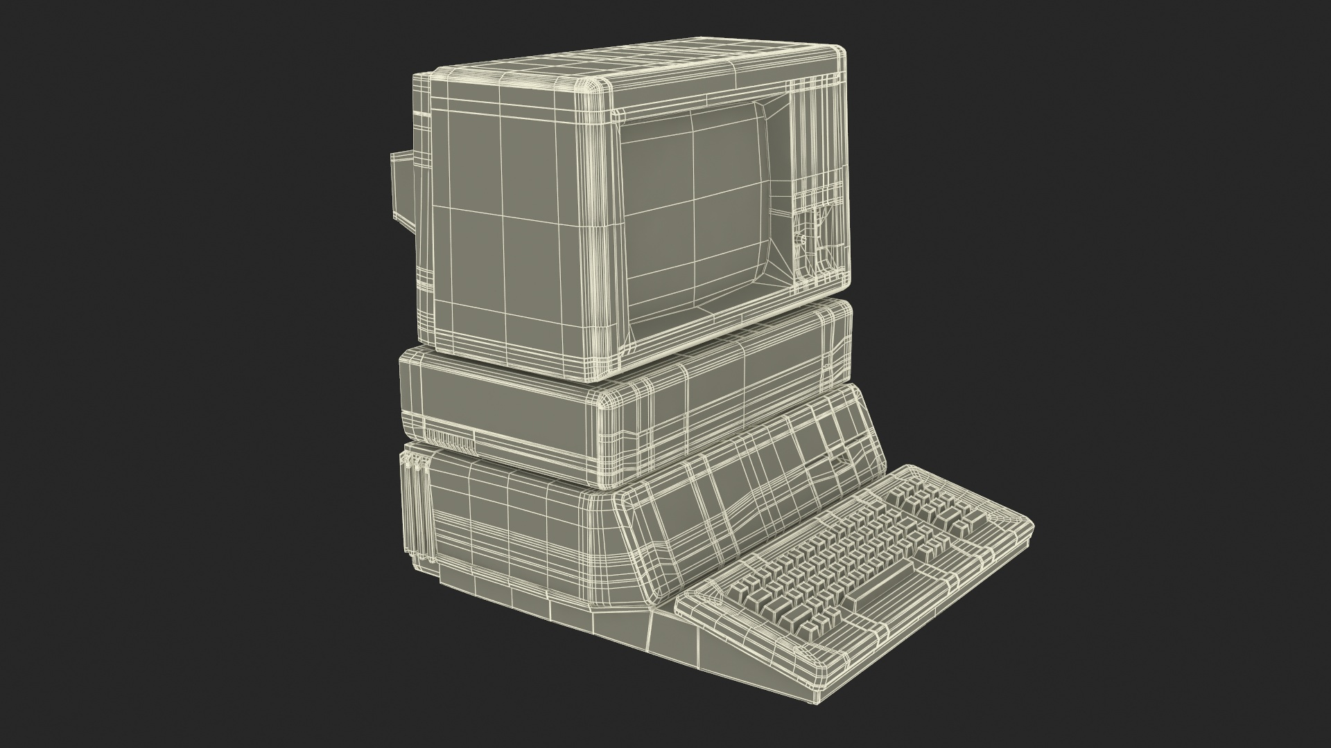 Vintage Apple III Computer 3D Model - TurboSquid 2209132