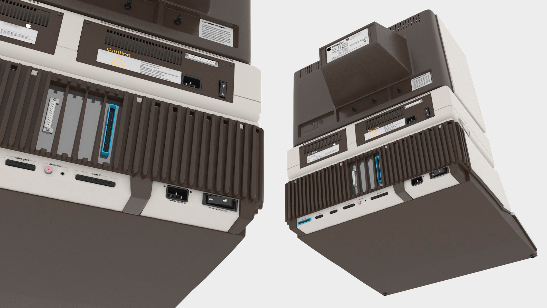 Vintage Apple III Computer 3D Model - TurboSquid 2209132