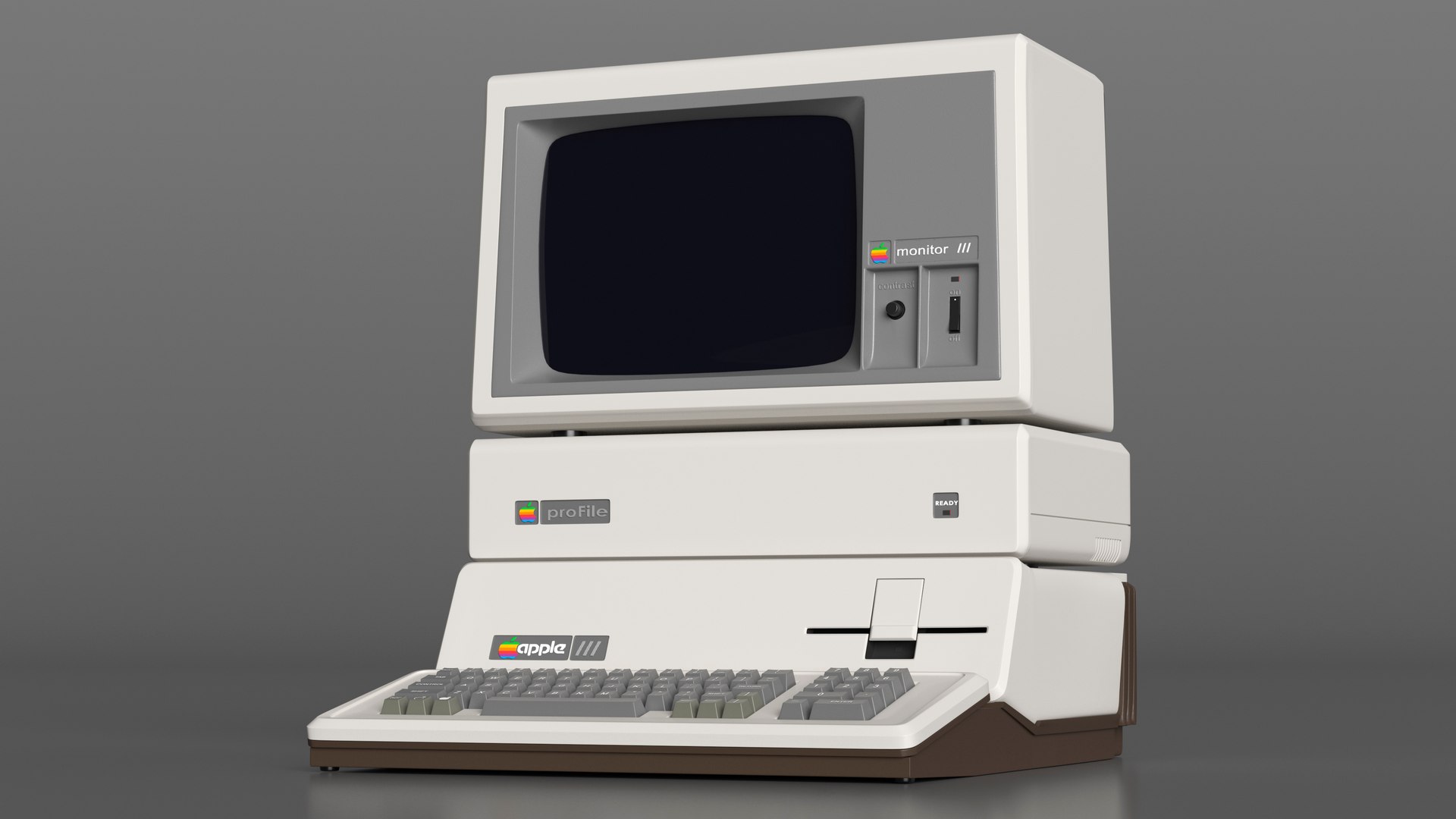 Vintage Apple III Computer 3D Model - TurboSquid 2209132