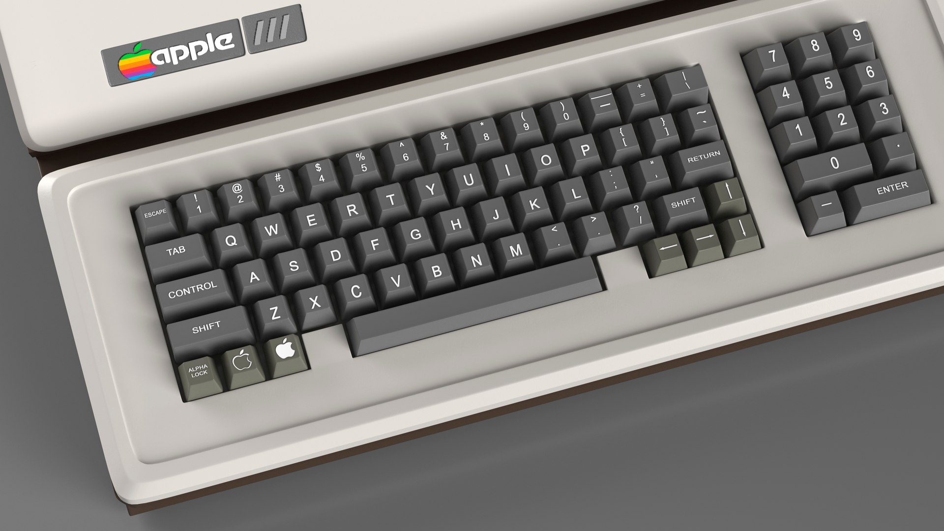 Vintage Apple III Computer 3D Model - TurboSquid 2209132