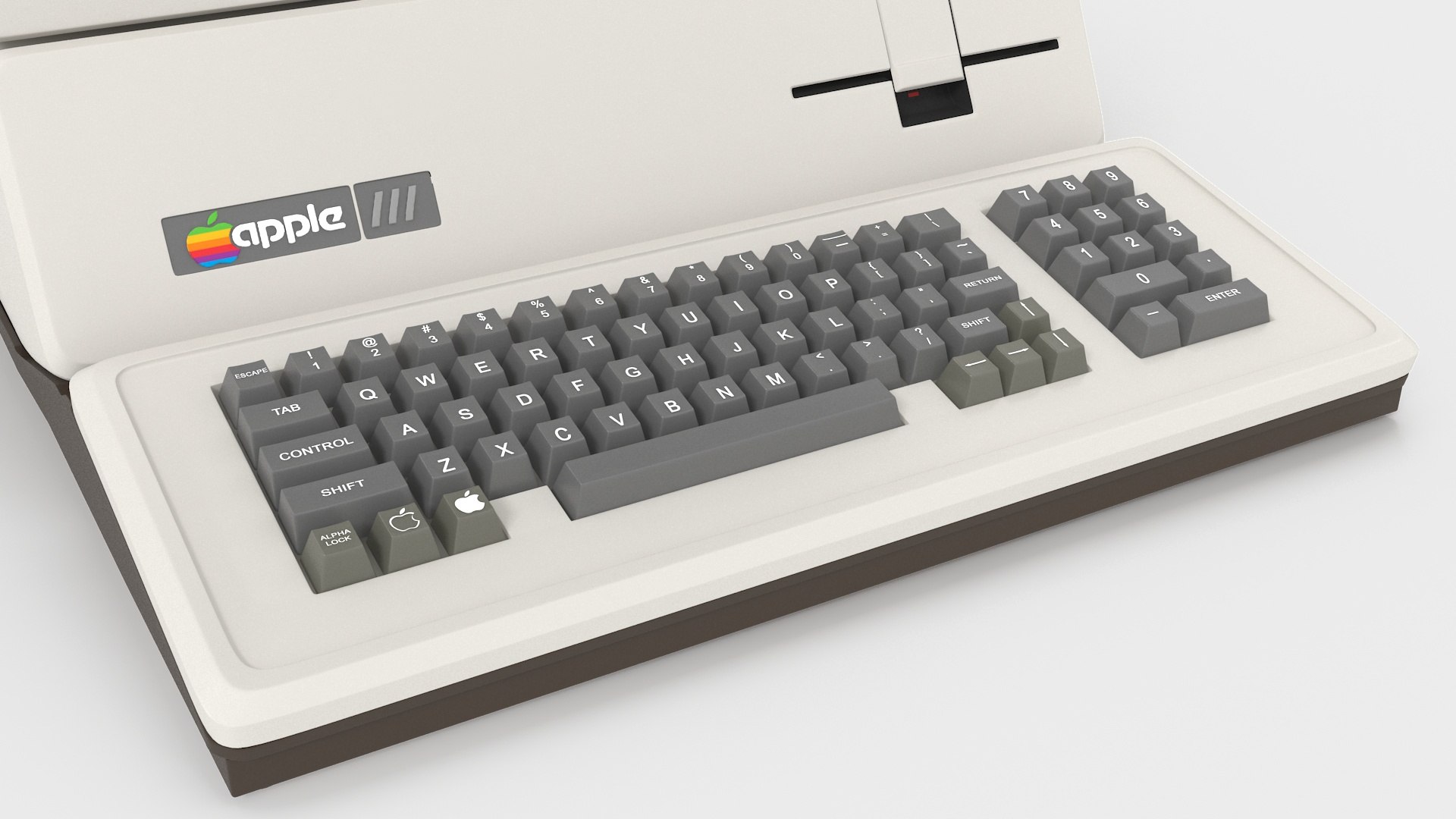 Vintage Apple III Computer 3D Model - TurboSquid 2209132