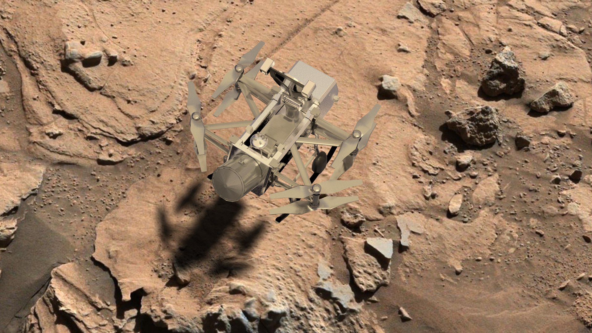 3D Dragonfly Lander Nasa Spacecraft Model - TurboSquid 1469573