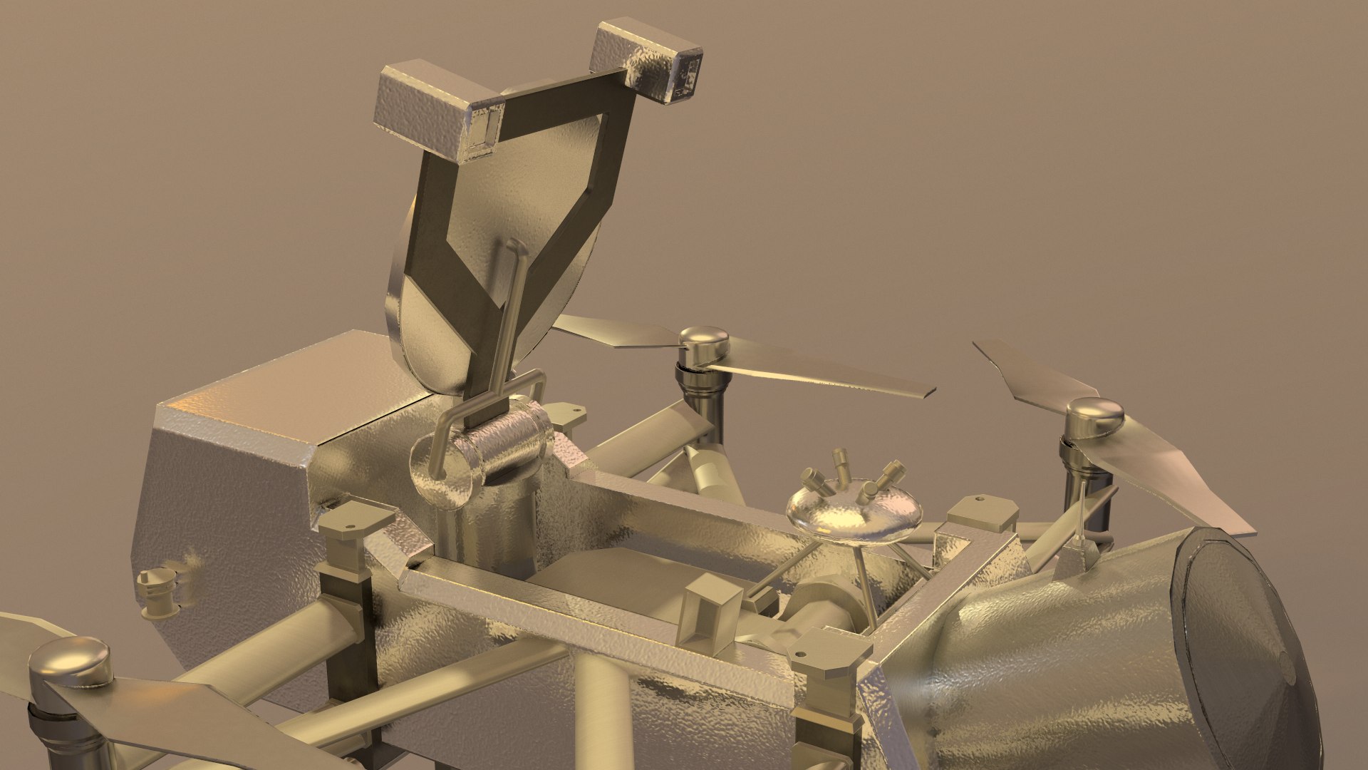 3D Dragonfly Lander Nasa Spacecraft Model - TurboSquid 1469573