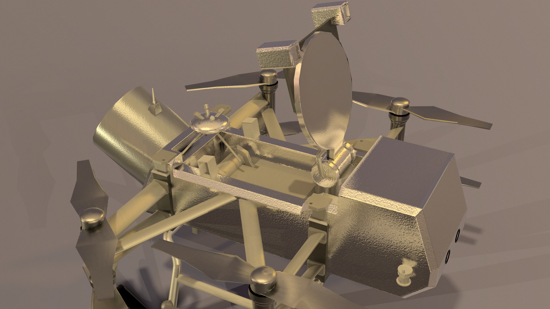 3D Dragonfly Lander Nasa Spacecraft Model - TurboSquid 1469573