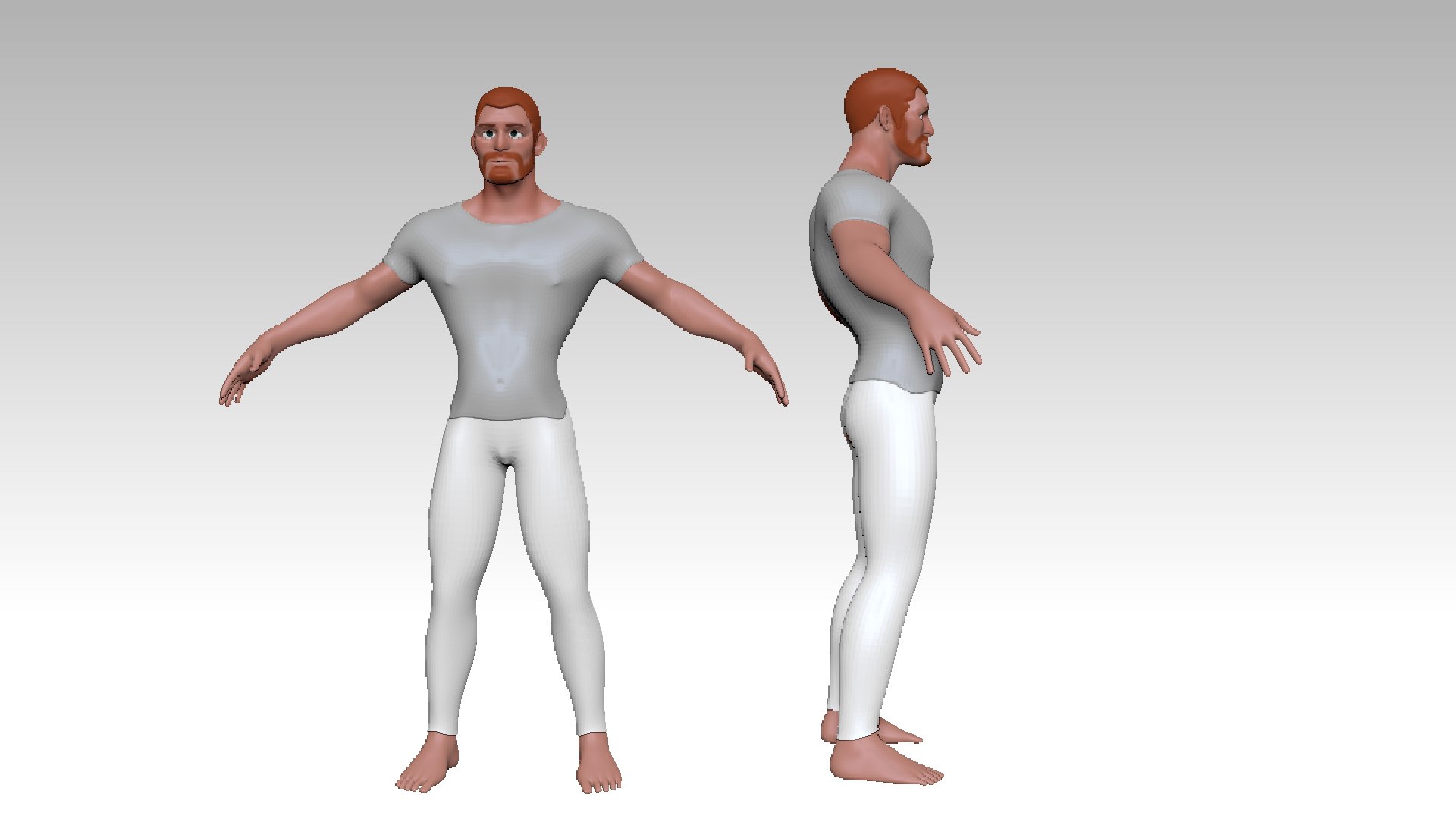 Man Cartoon 3D Model - TurboSquid 2016076