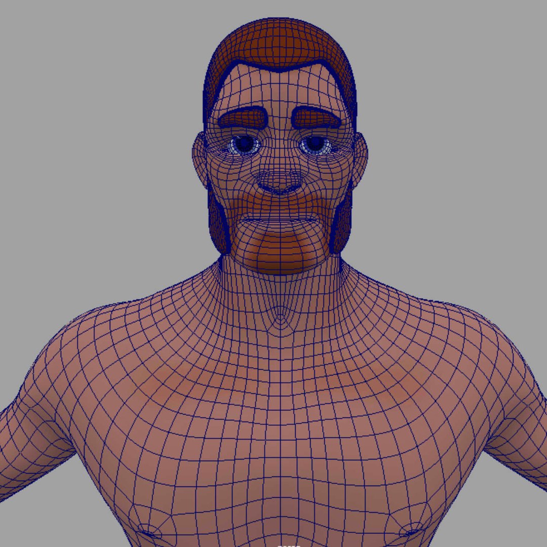 Man Cartoon 3D Model - TurboSquid 2016076