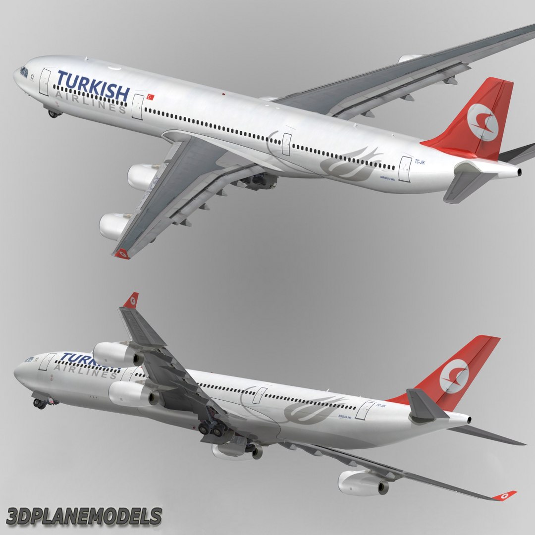 airbus a340-300 dxf