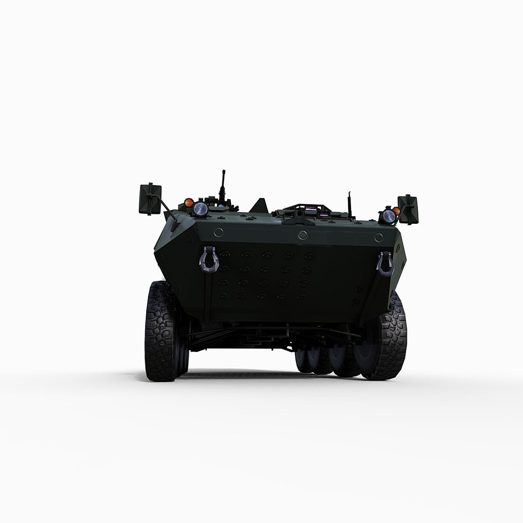 M1126 Infantry Carrier 3d Model