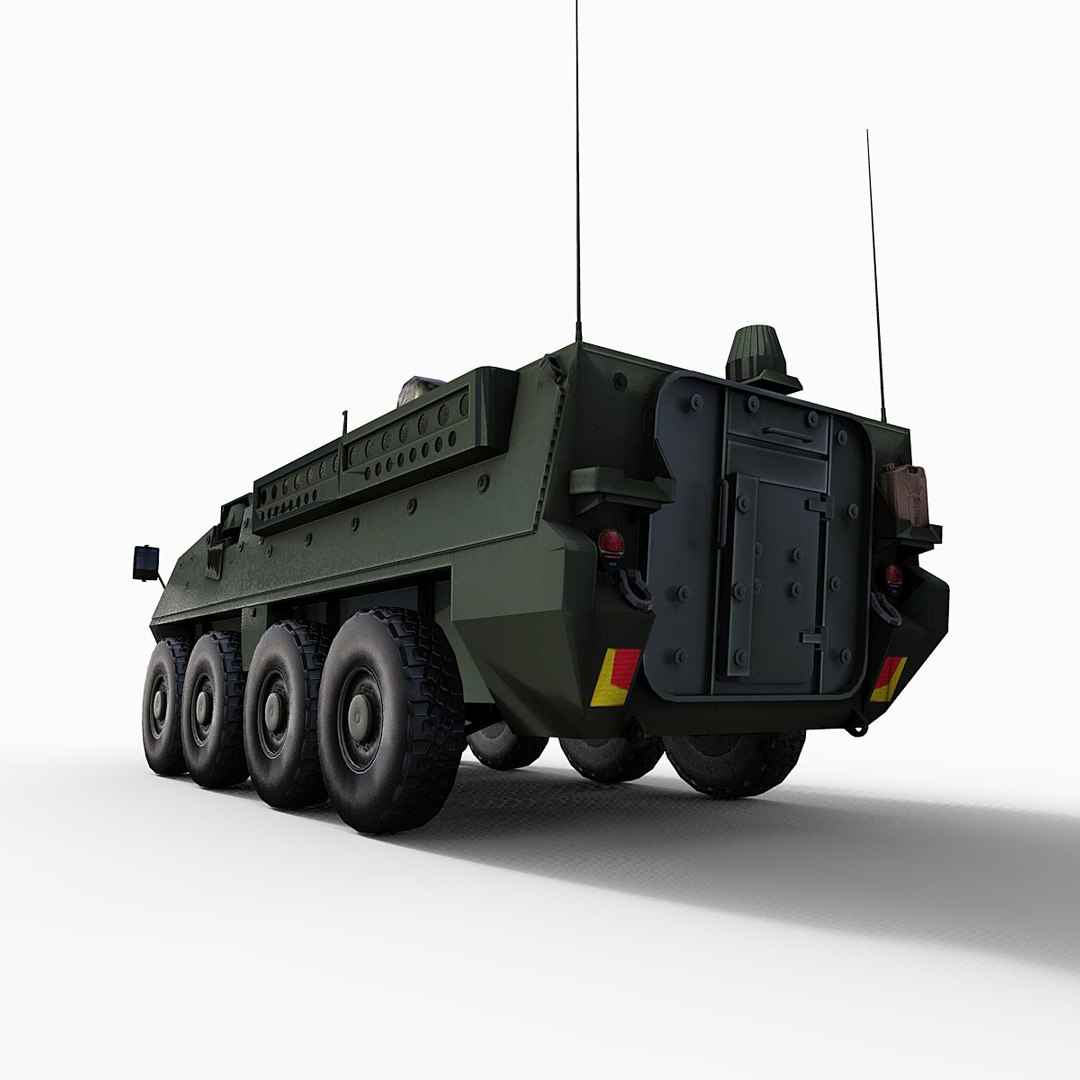 M1126 Infantry Carrier 3d Model