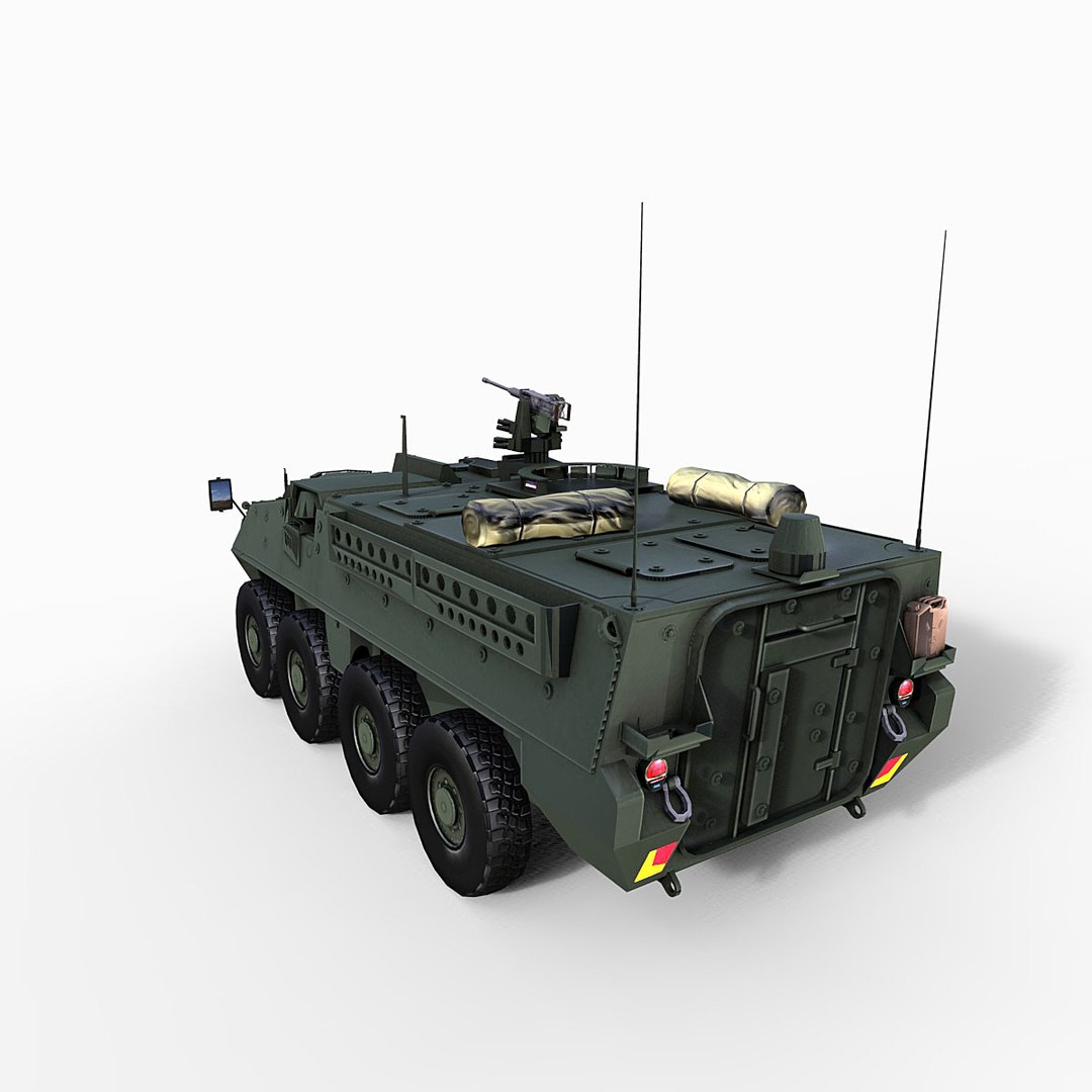 M1126 Infantry Carrier 3d Model
