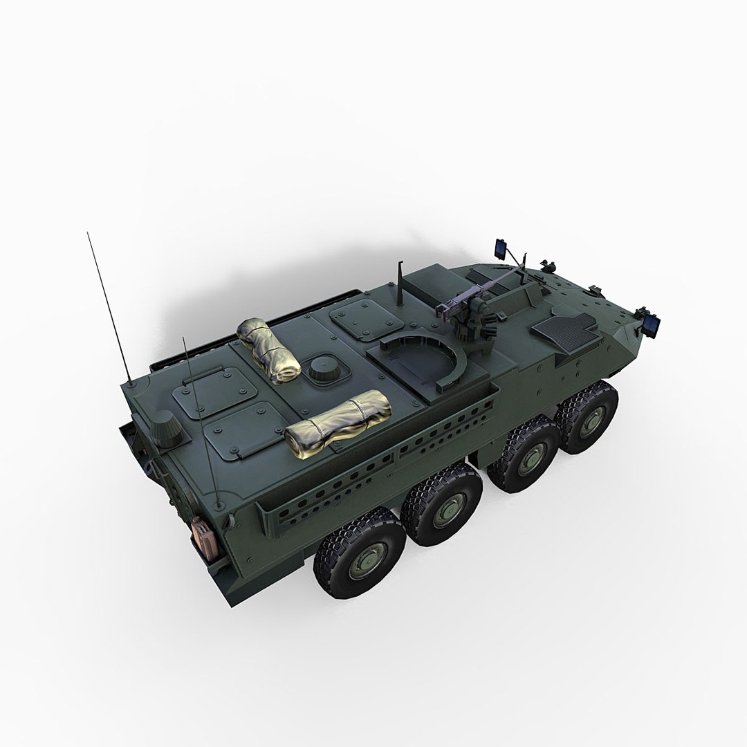M1126 Infantry Carrier 3d Model