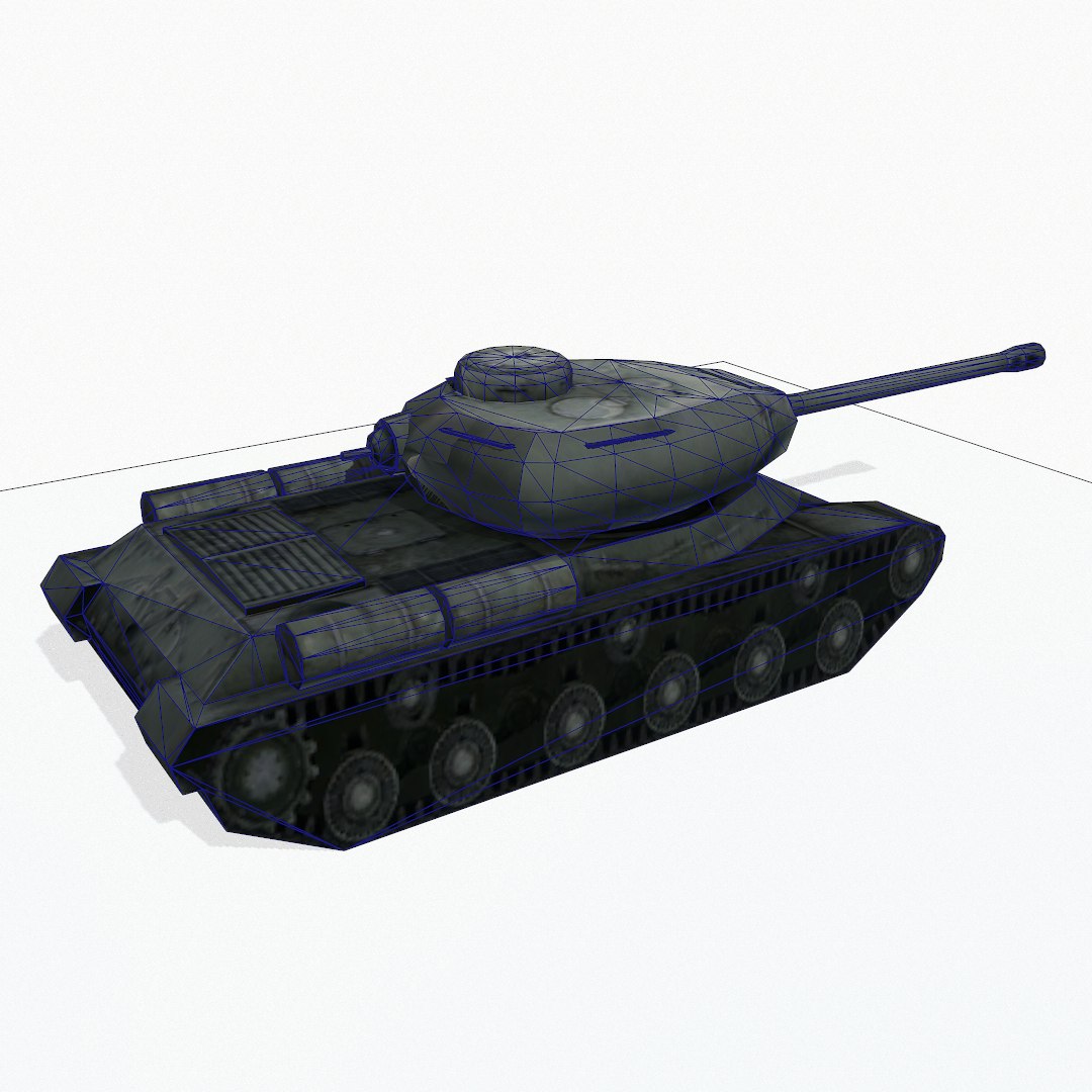 3d Is-2 Tank Model