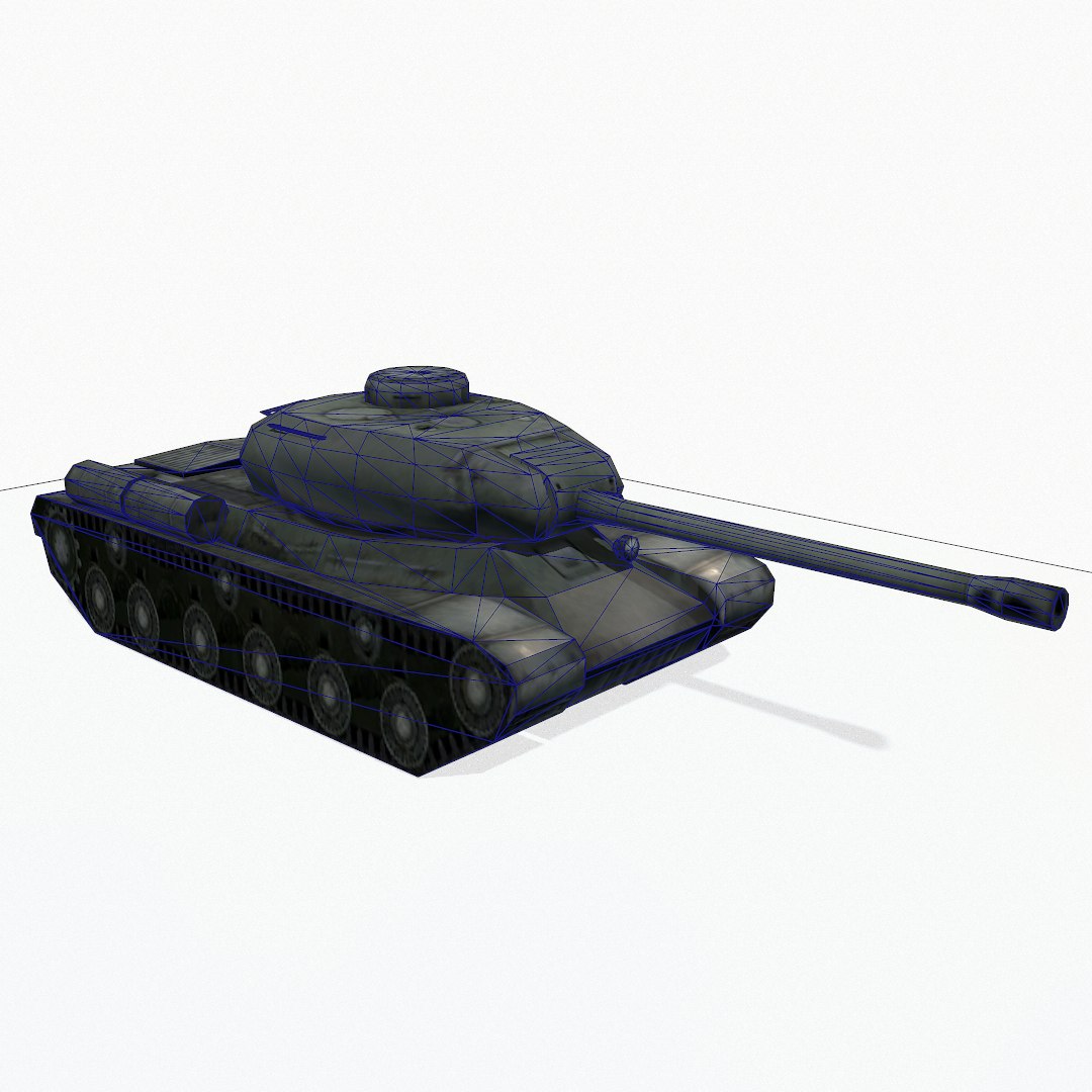 3d Is-2 Tank Model