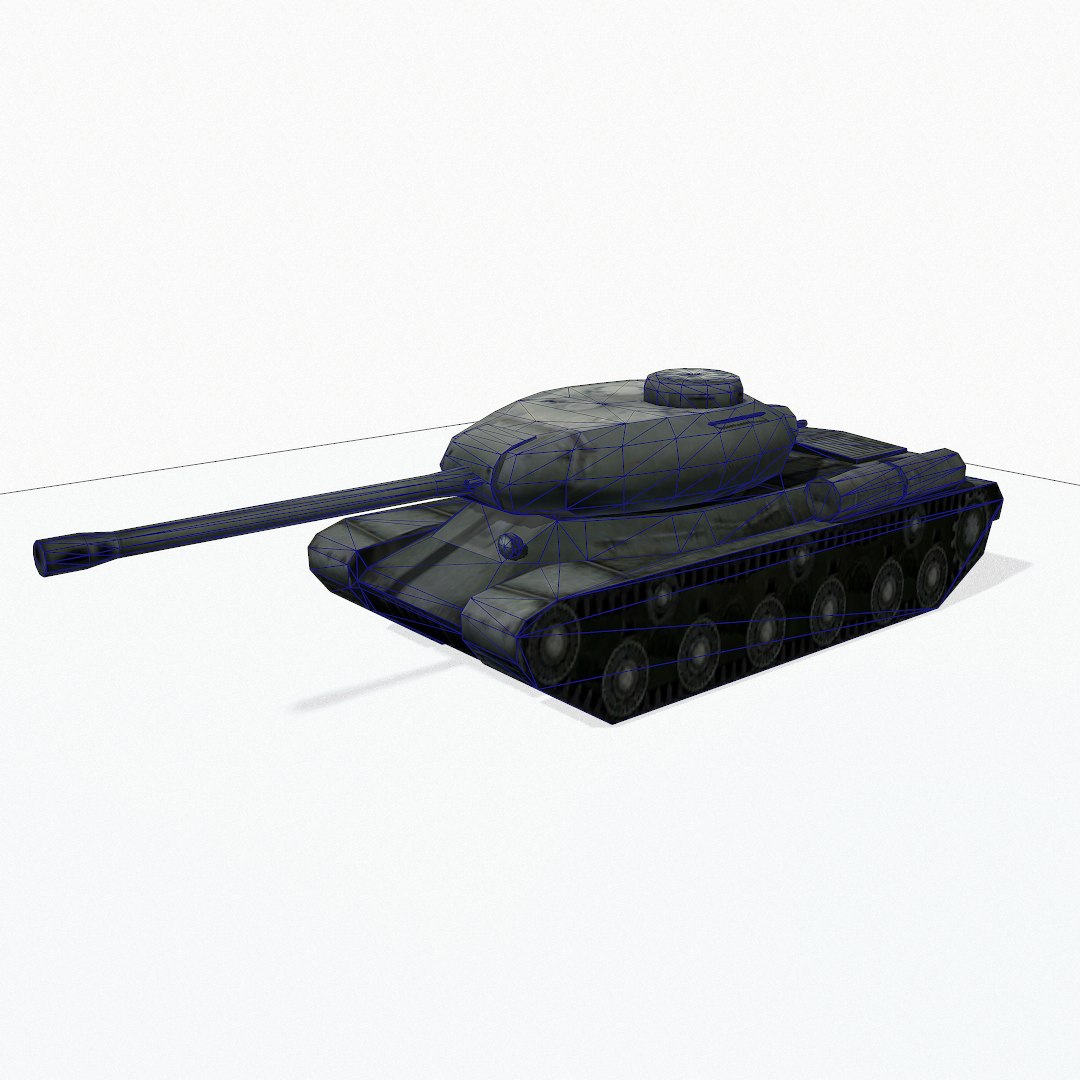 3d Is-2 Tank Model
