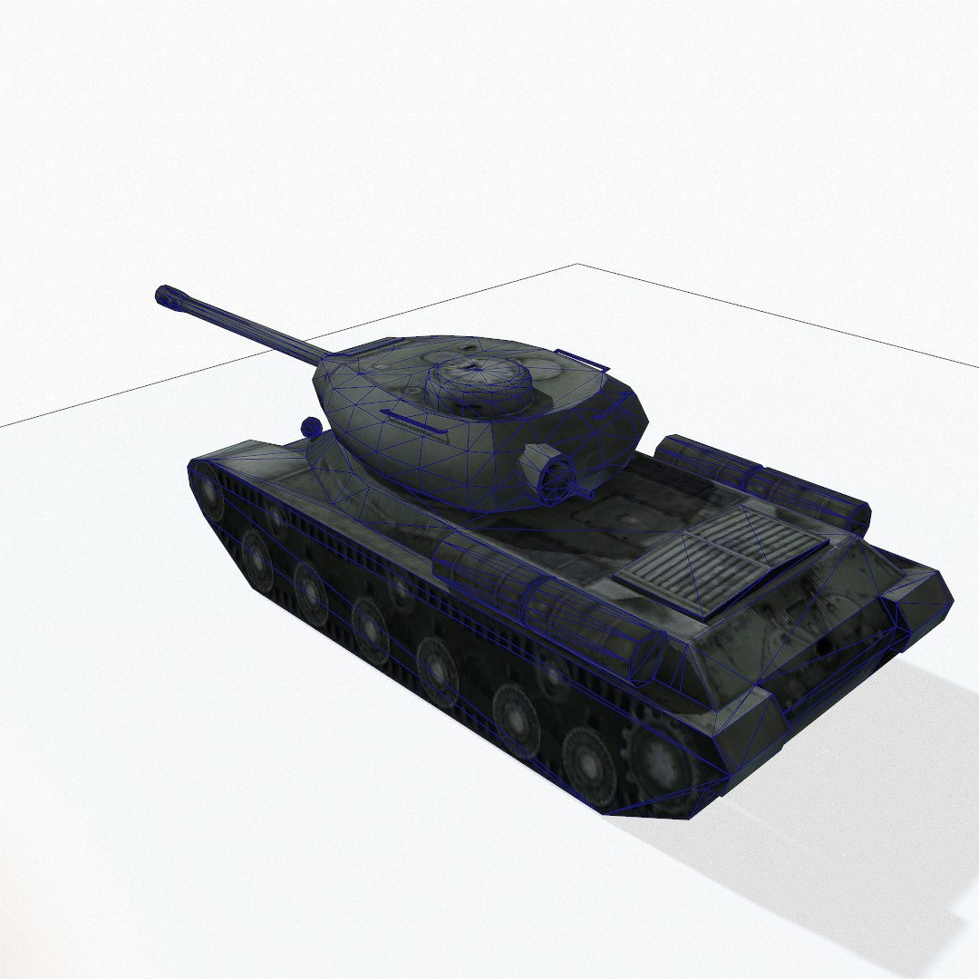3d Is-2 Tank Model