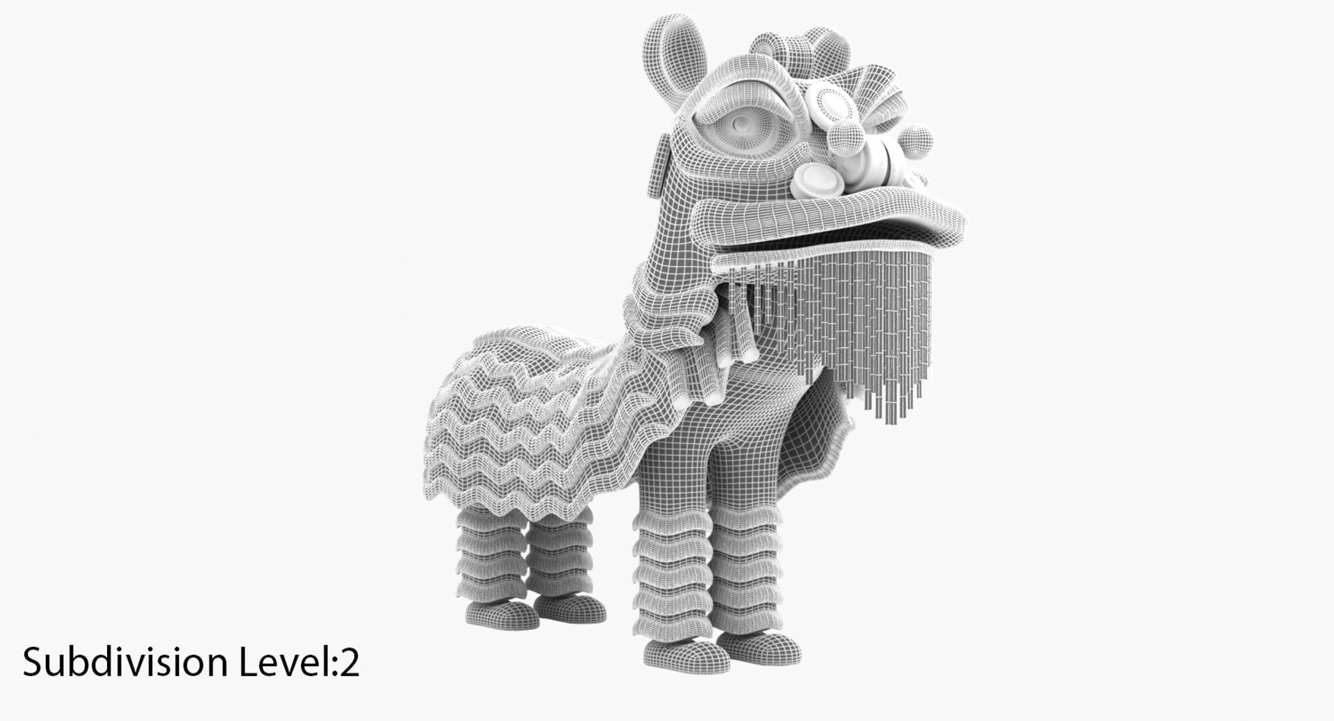 3d chinese lion model