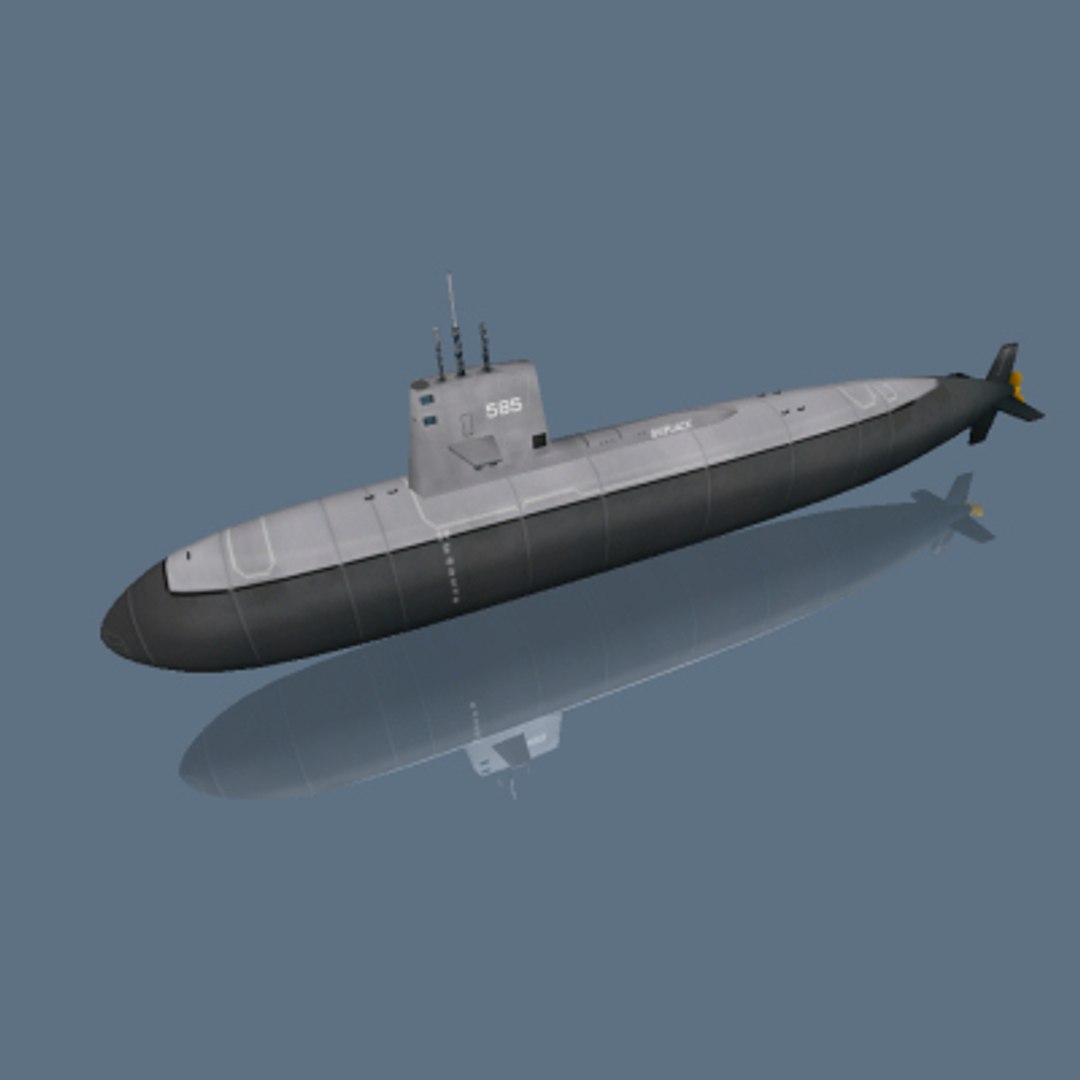 Nuclear Sub Skipjack 3d 3ds