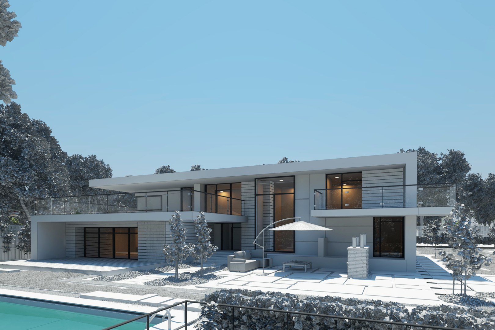 Country house 3D scene 3D - TurboSquid 2169700