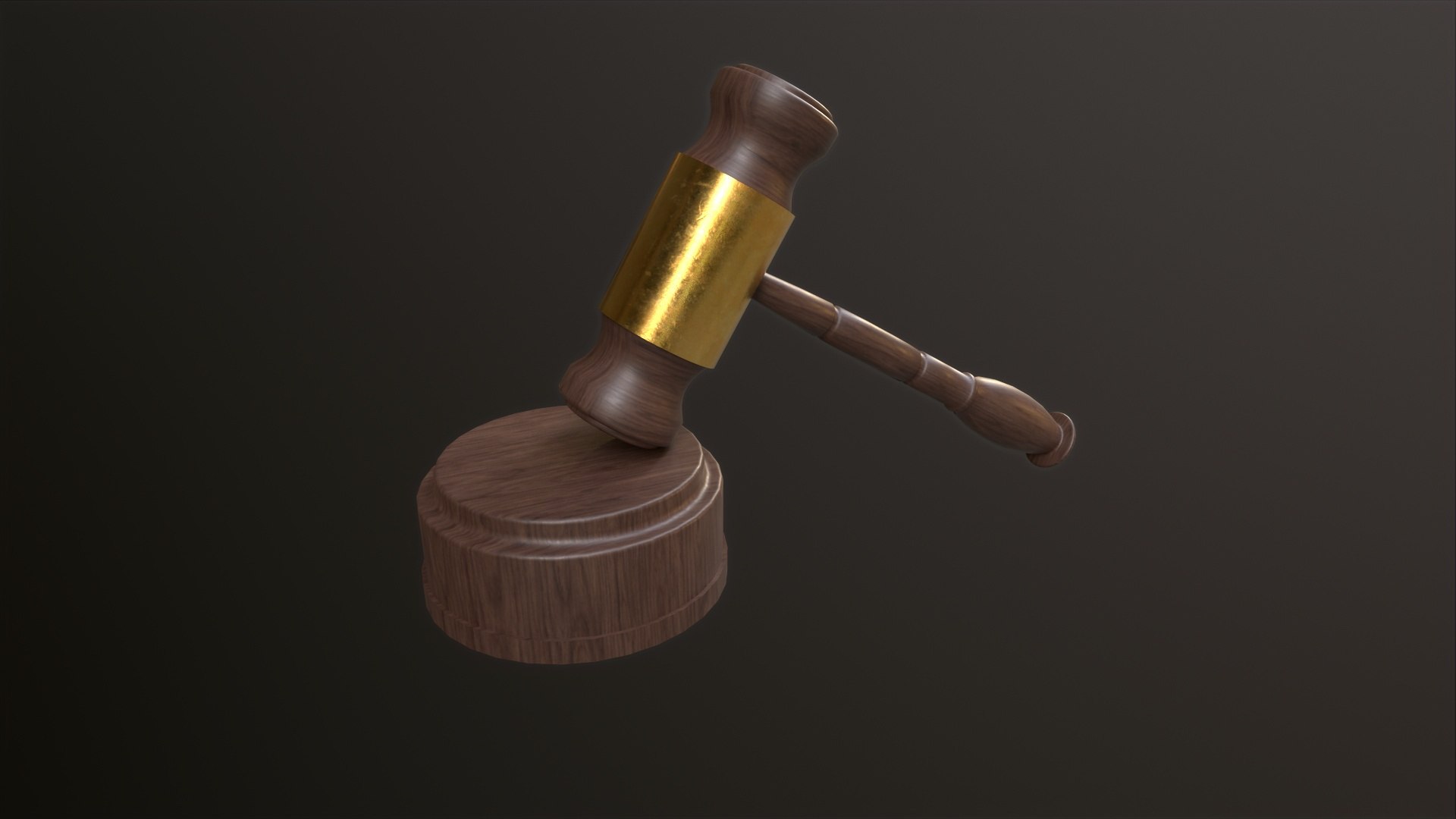 3D Judge Hammer - TurboSquid 2123150