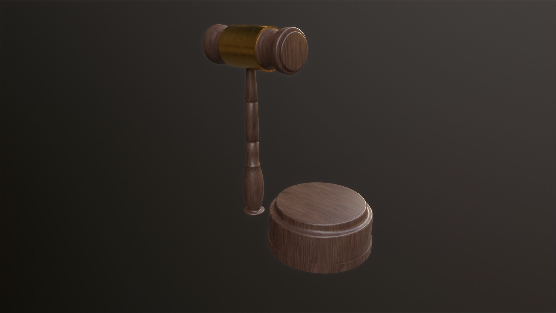 3D Judge Hammer - TurboSquid 2123150