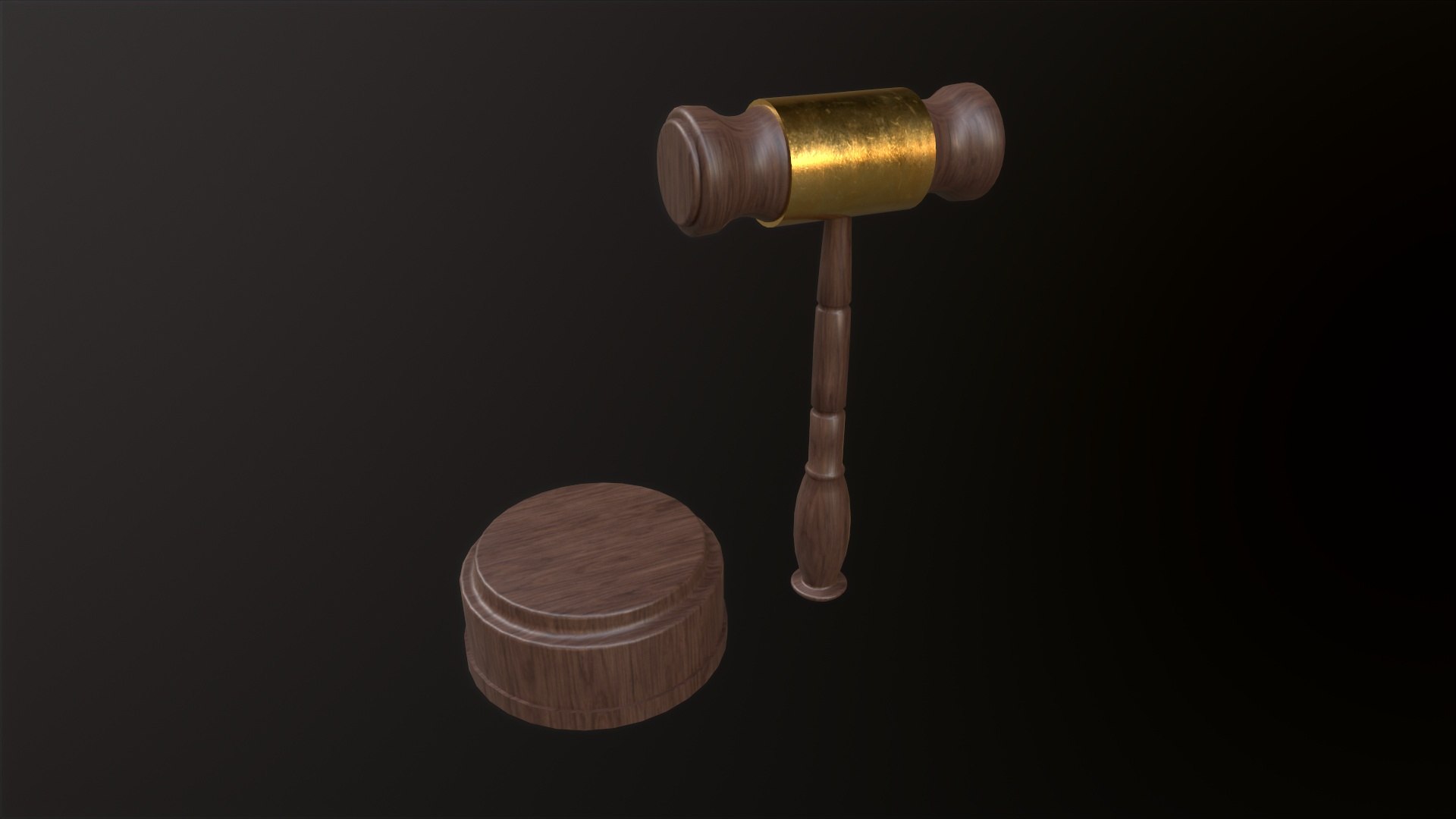 3D Judge Hammer - TurboSquid 2123150