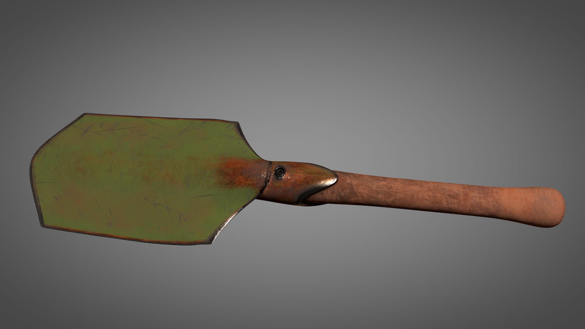 Free Spade Rusty Vintage 3D Model - TurboSquid 1376797