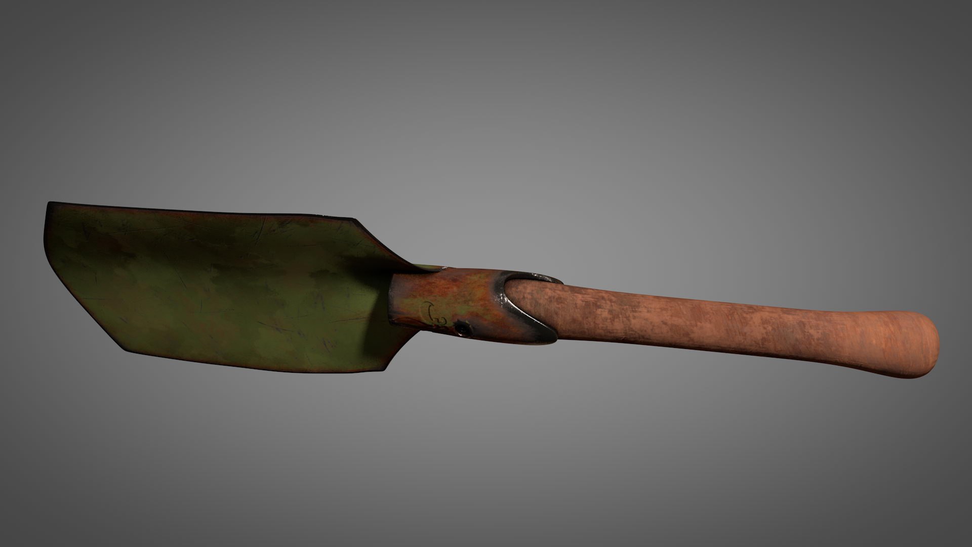 Free Spade Rusty Vintage 3D Model - TurboSquid 1376797