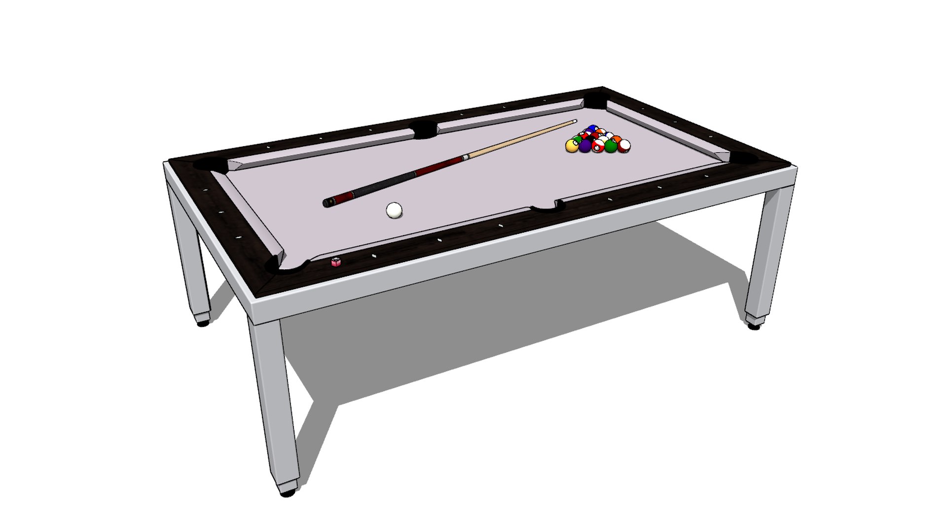 FusionTables - Pool Table 3D - TurboSquid 2059904