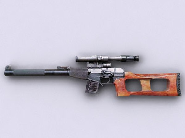 3ds max vss sniper rifle