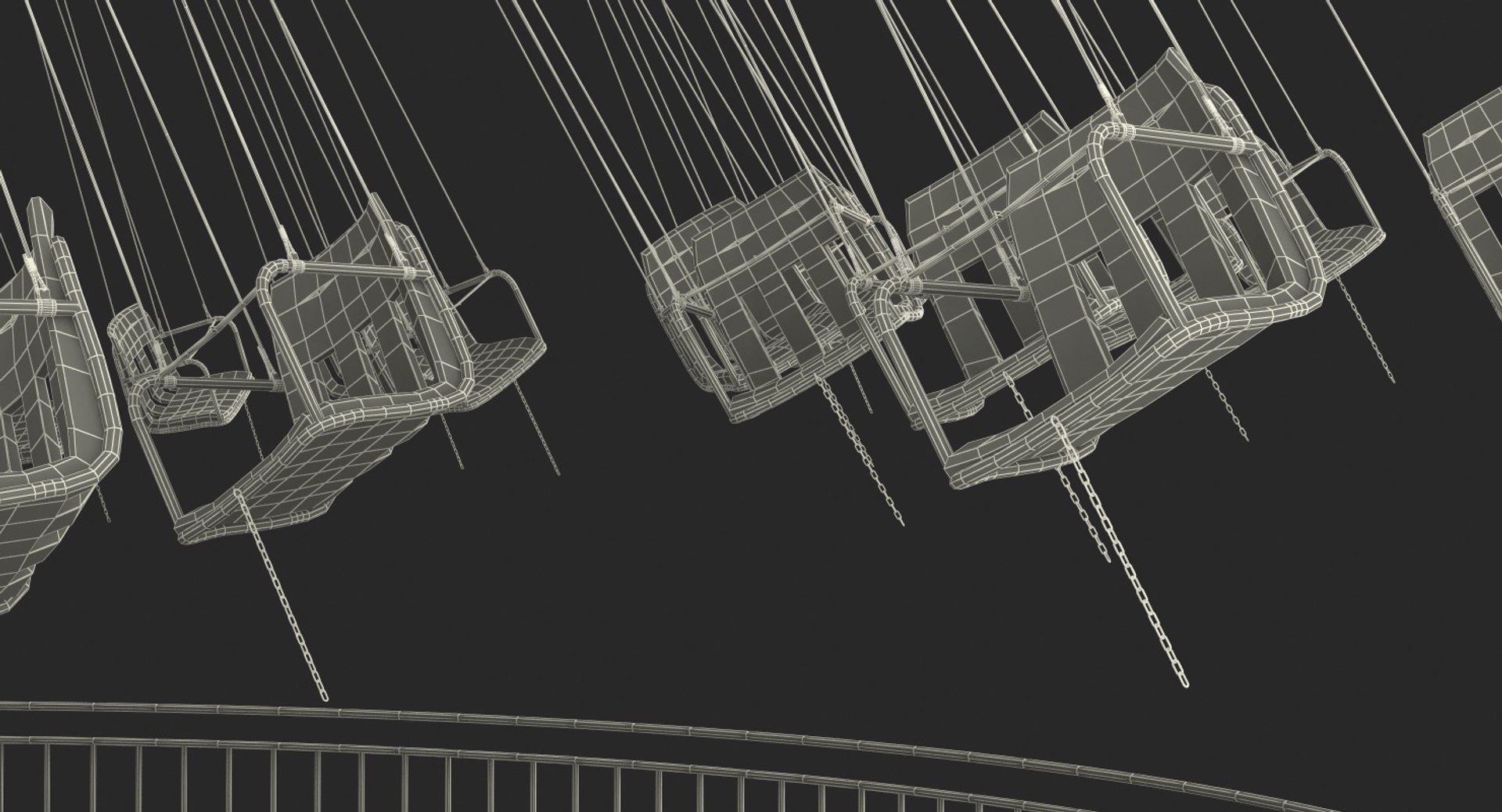 Carnival Swing Ride 3D Model - TurboSquid 1434274