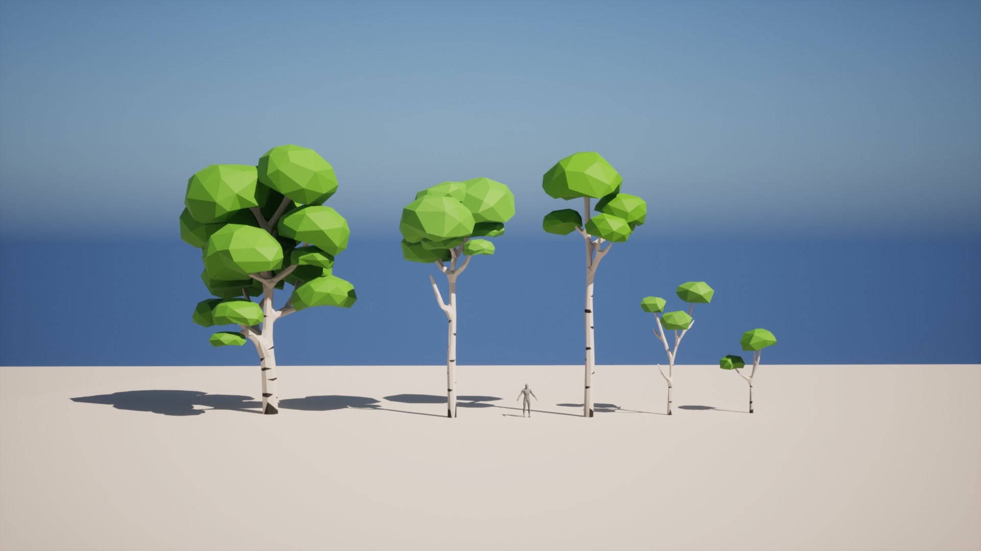 3D Lowpoly Foliage Pack - Needleleaf Forest model - TurboSquid 2165548