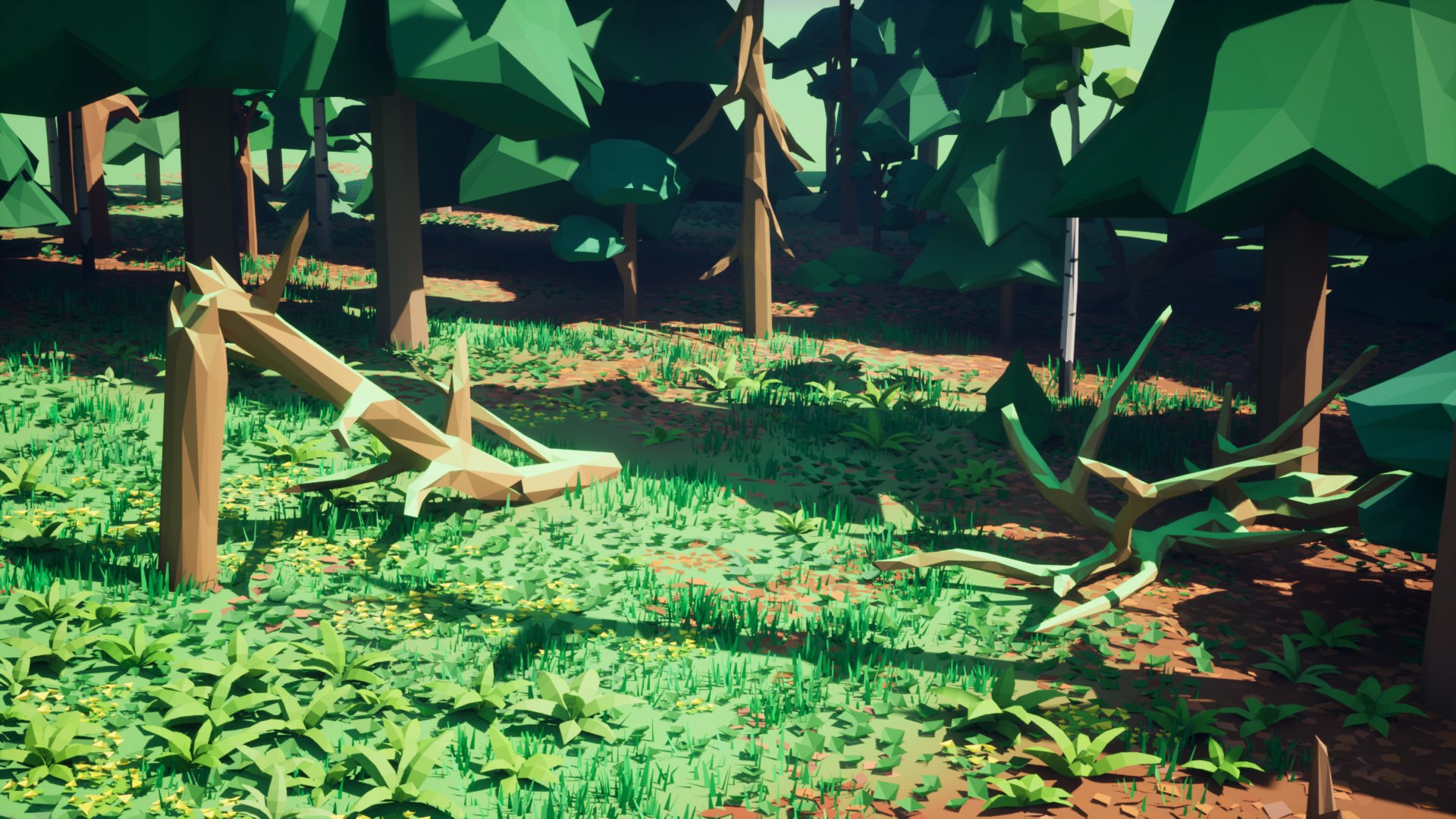 3D Lowpoly Foliage Pack - Needleleaf Forest model - TurboSquid 2165548