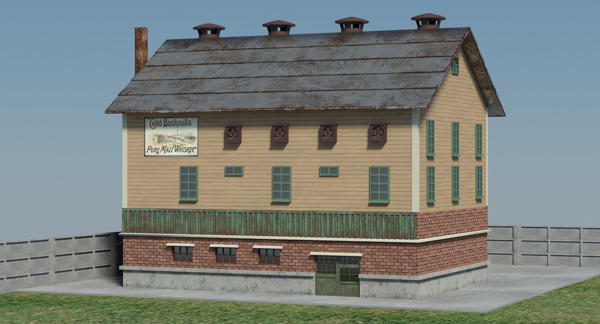 3D Victorian Industrial Building - TurboSquid 1412381