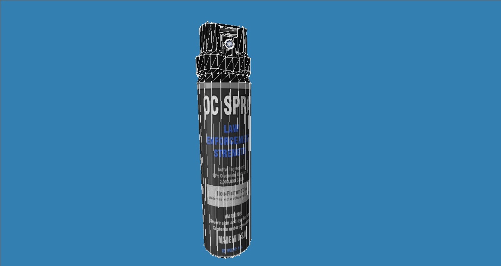 Pepper Spray 3d Obj