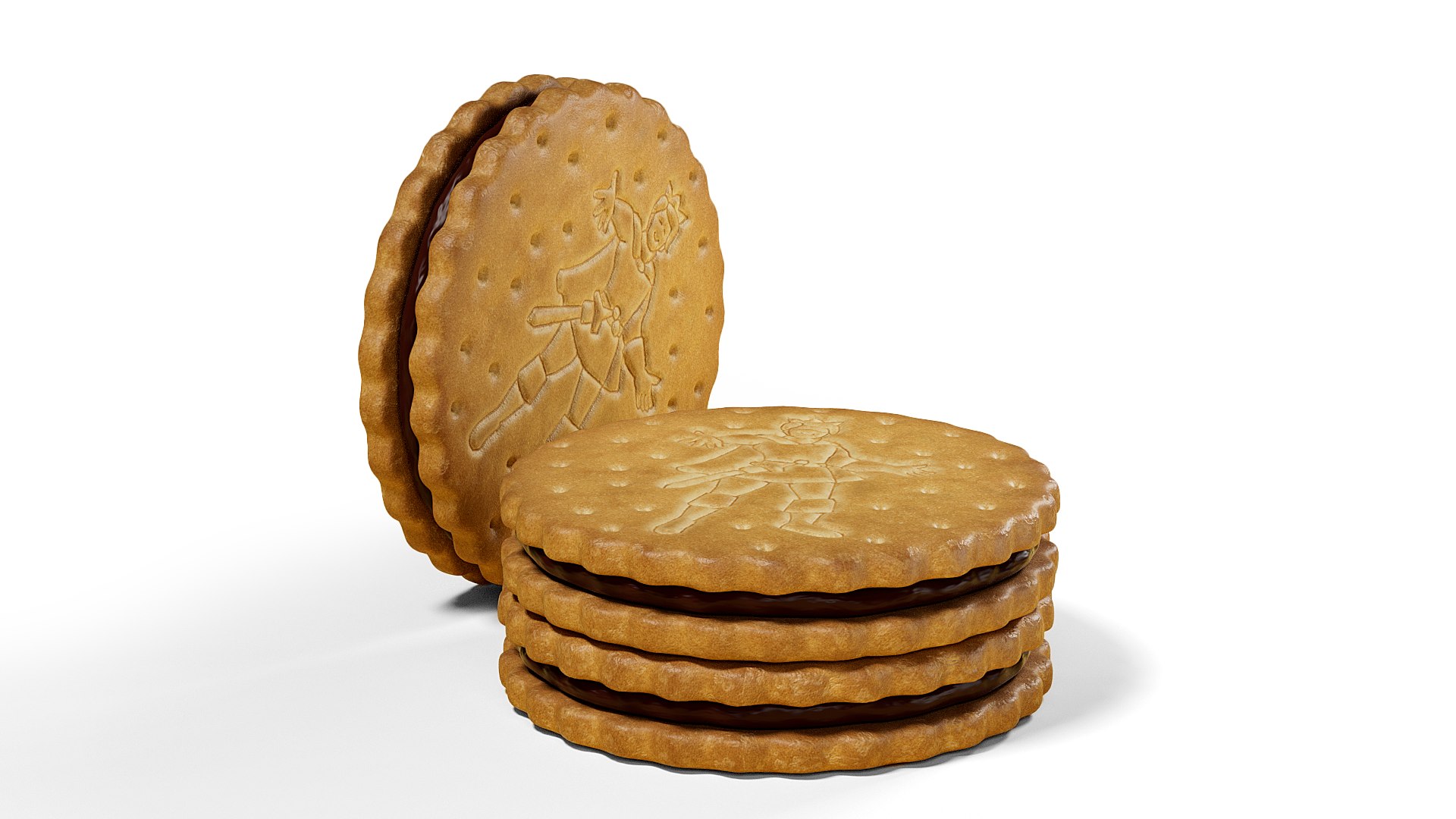 3D Model Prinzenrolle Cookie - TurboSquid 2165971