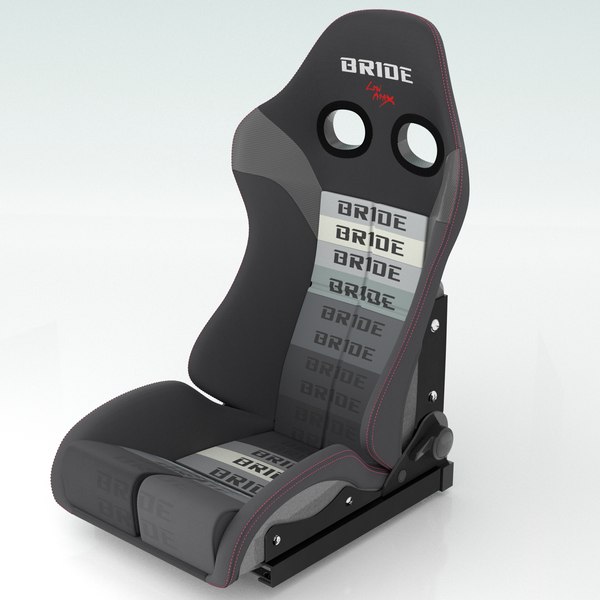 3D Bride Stradia III Reclining Sport Seat - Black - TurboSquid 2026191