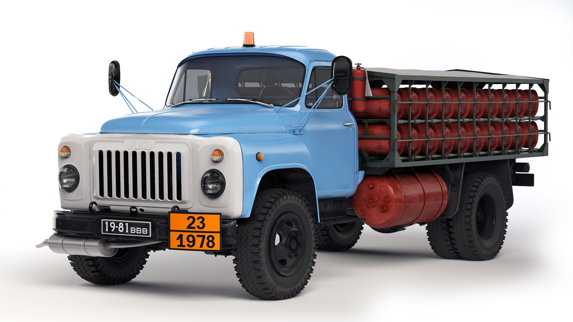 GAZ 53 GTK-40 1974 3D - TurboSquid 2025712