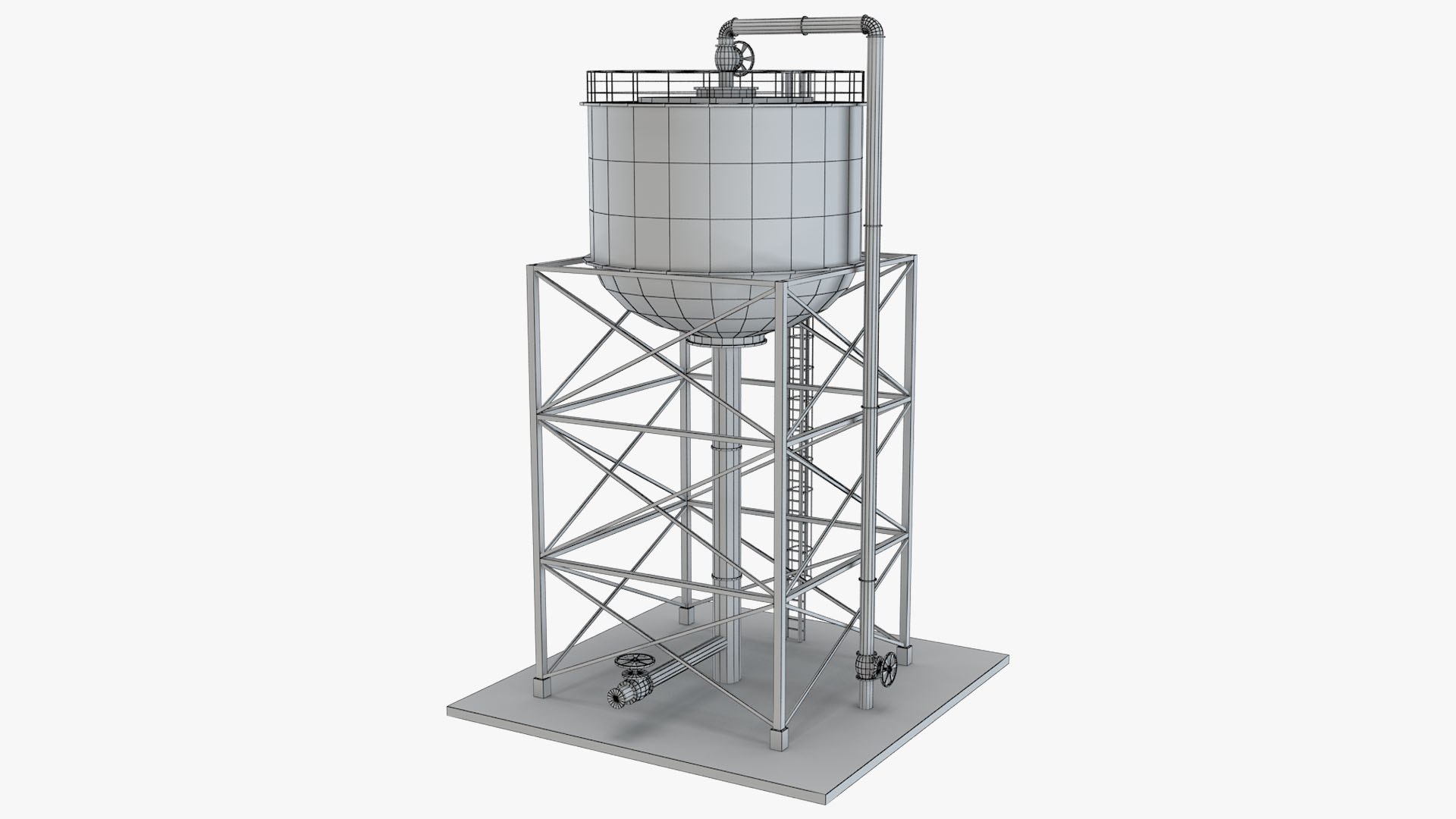 Water Tank 1 Model - TurboSquid 1529981