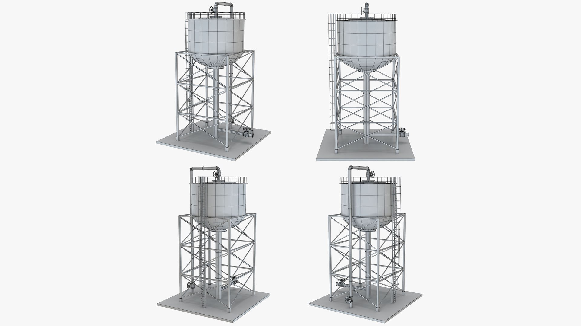 Water Tank 1 Model - TurboSquid 1529981