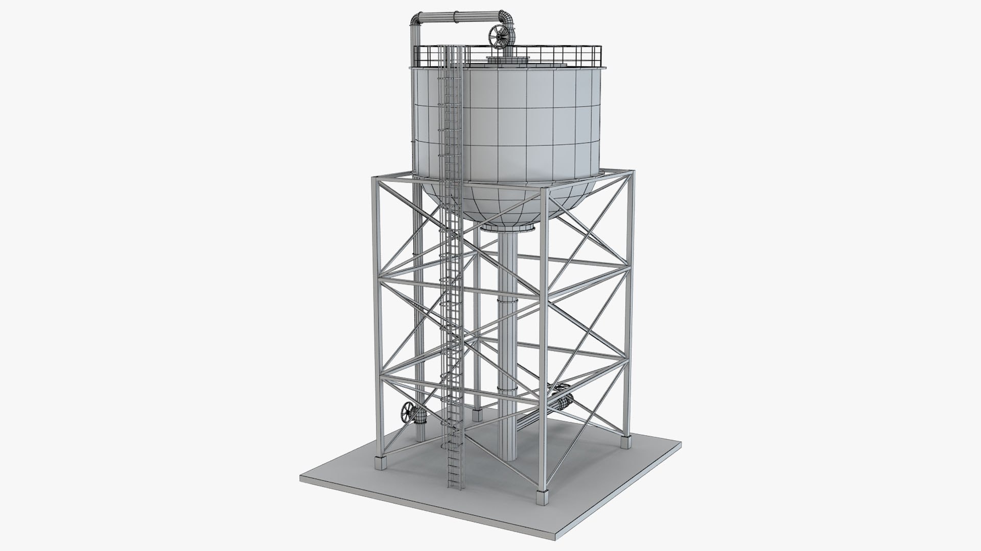 Water Tank 1 Model - TurboSquid 1529981