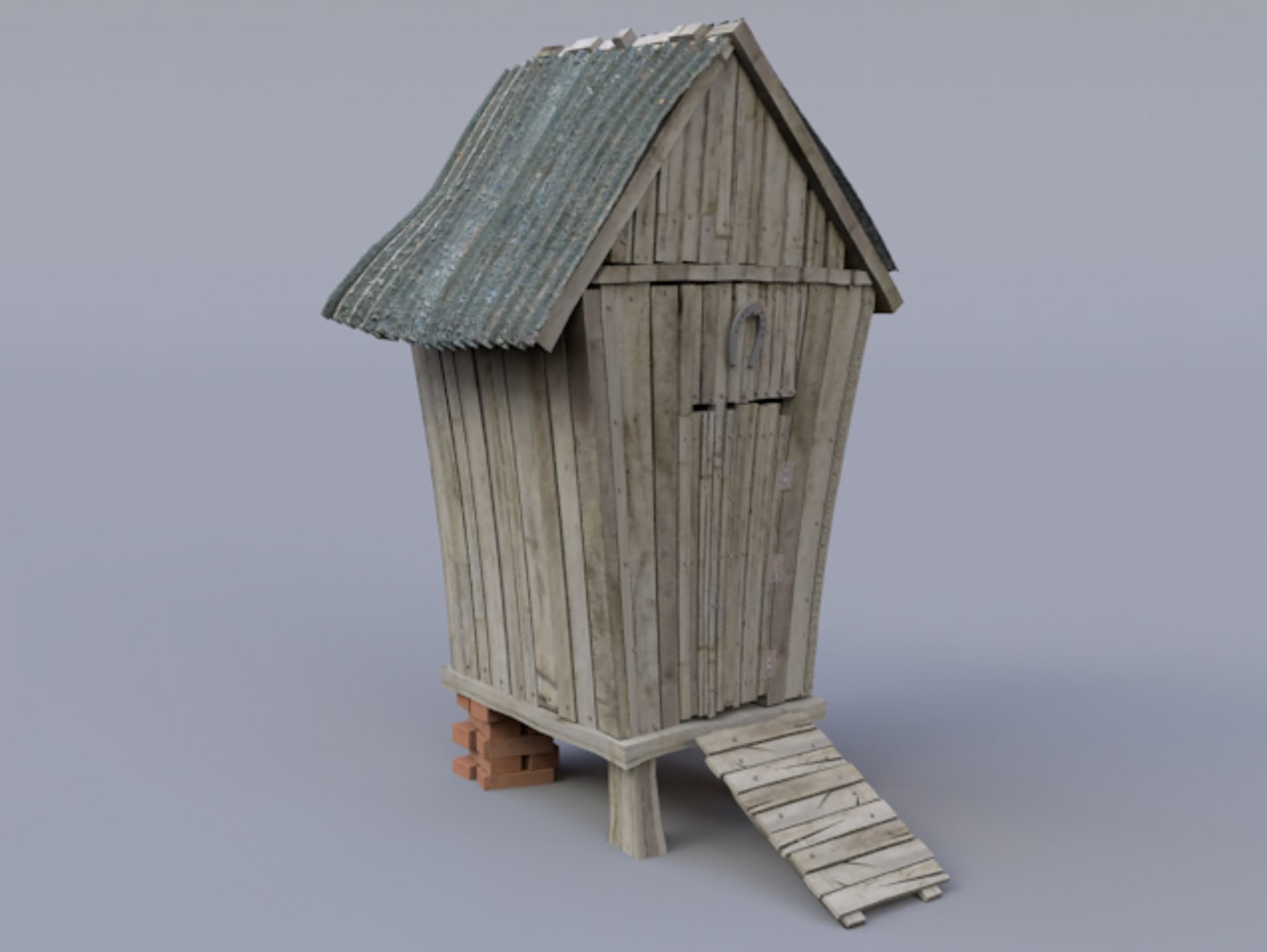 maya chicken cartoon hut garden