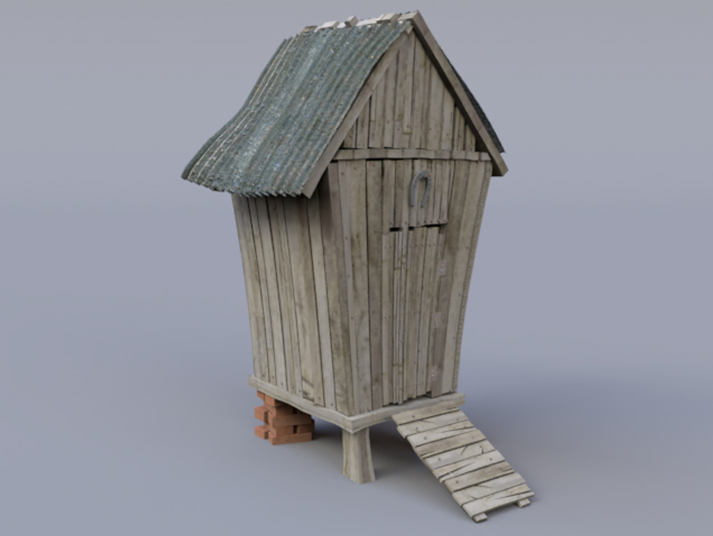 maya chicken cartoon hut garden